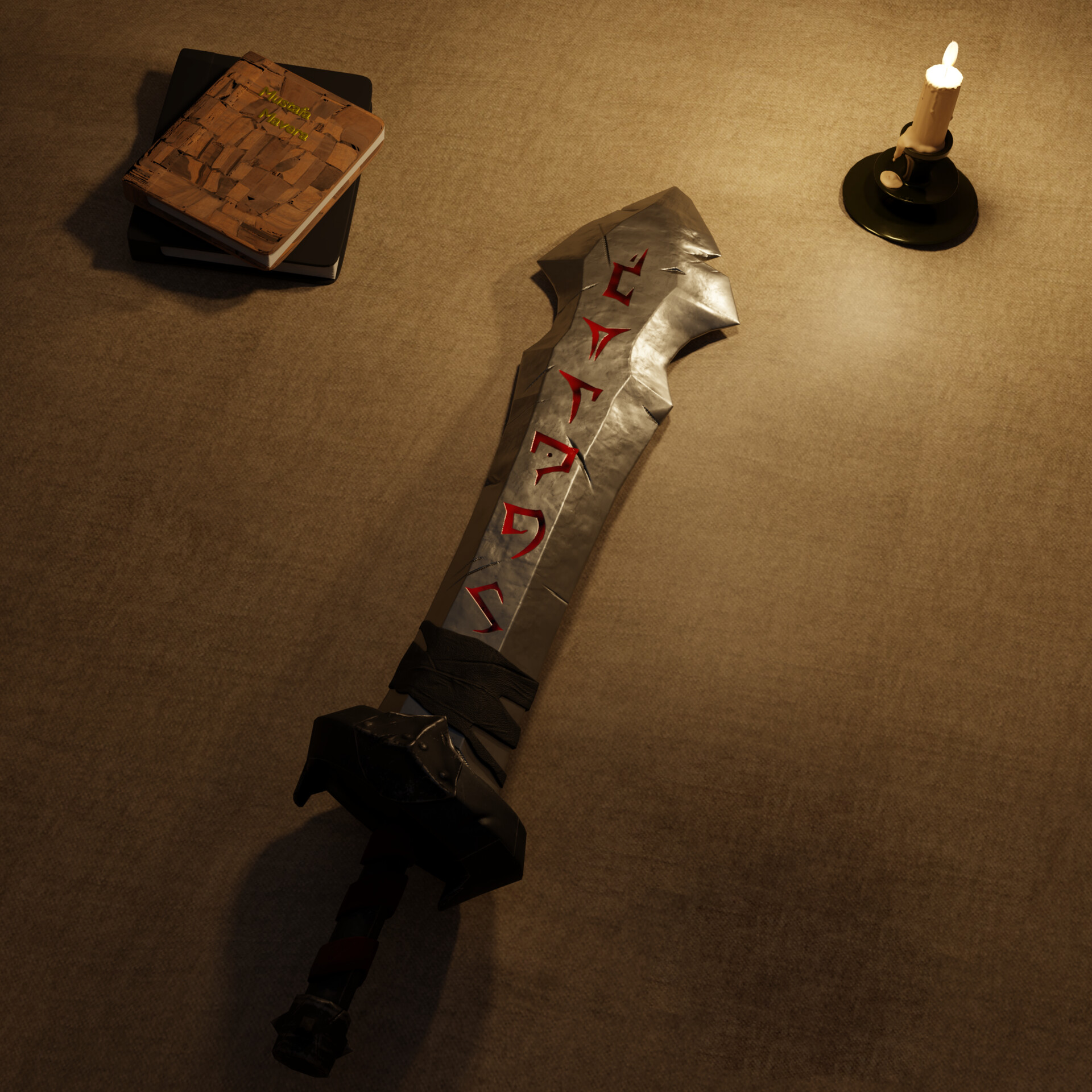 ArtStation - Stylized Rune Swords