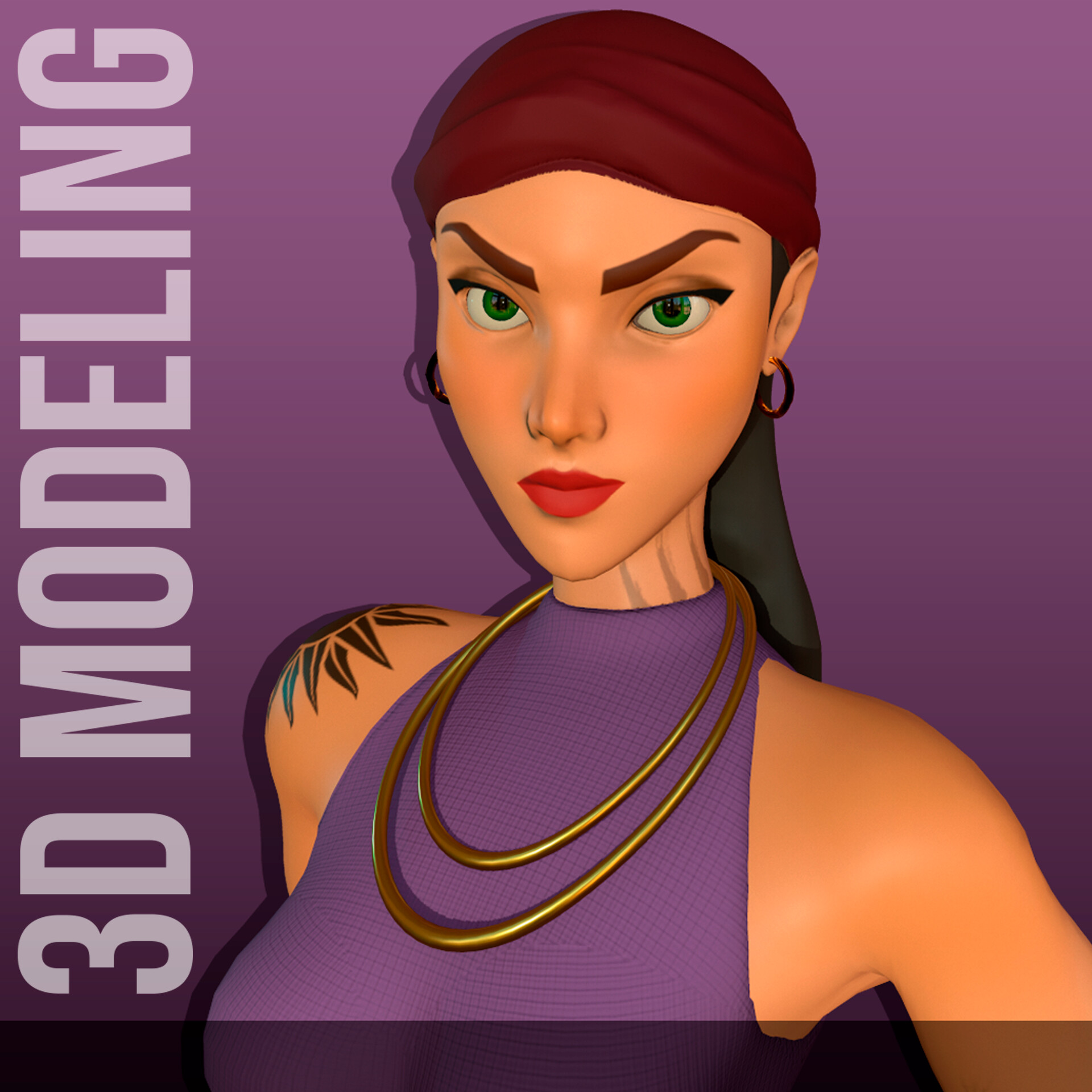 ArtStation - Gypsy Girl Concept #1