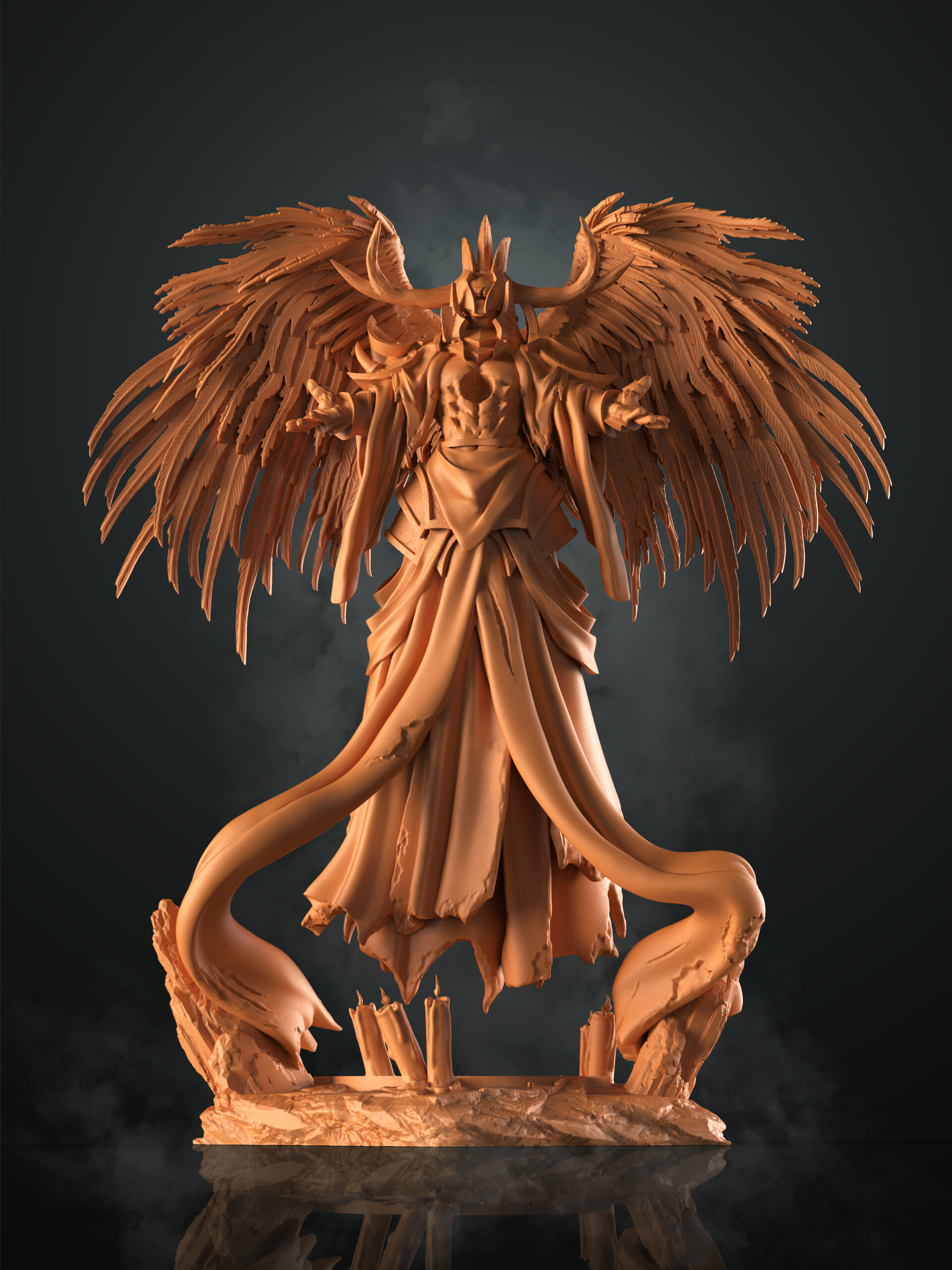 ArtStation - Fallen angels - 32mm miniature