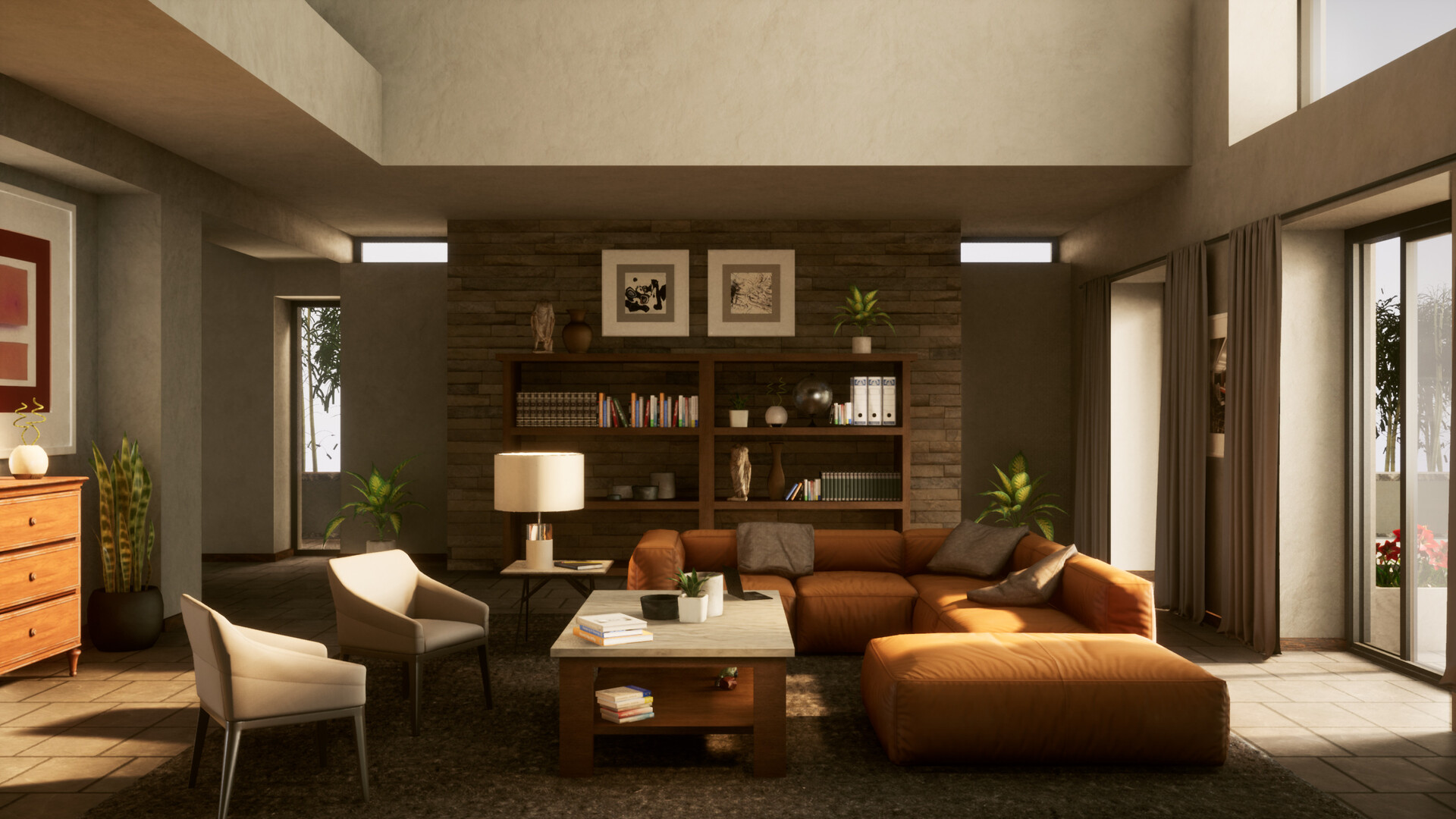 ArtStation - Archviz: Living Room