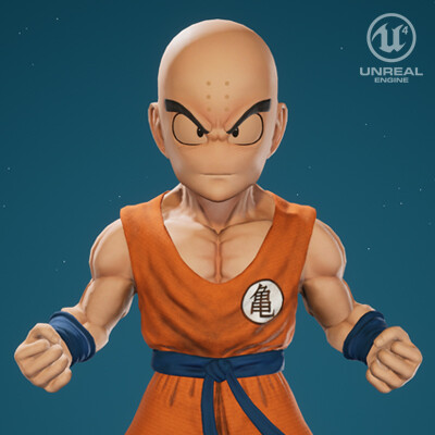 ArtStation - Krillin Fan Art
