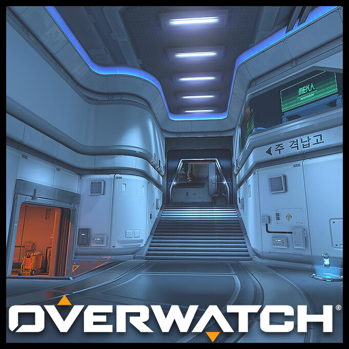 ArtStation - Overwatch - Busan Meka Base