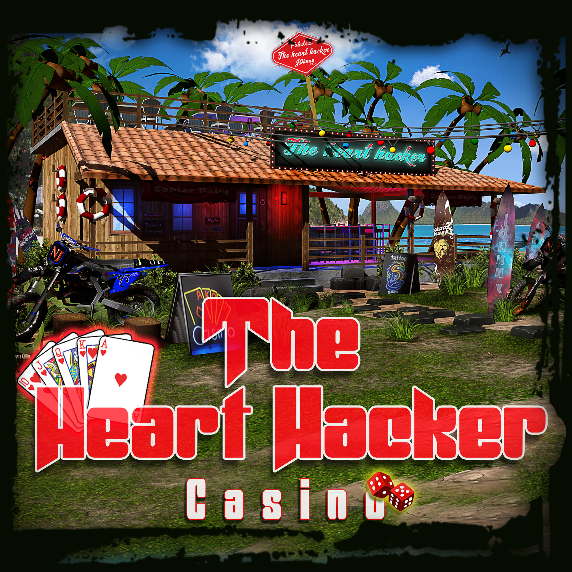 ArtStation - The Heart Hacker Casino