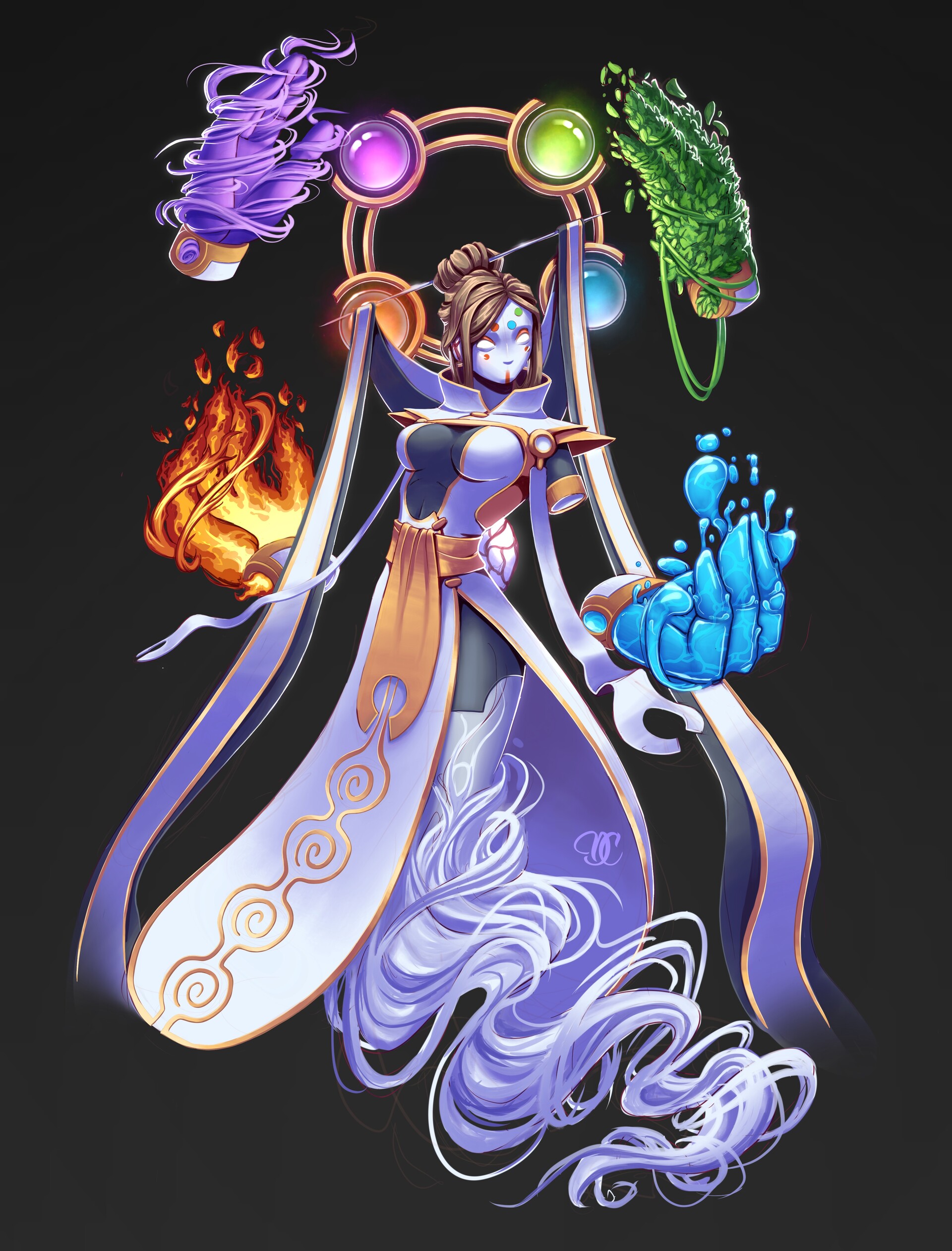 ArtStation - CD challenge - Elemental Guardian
