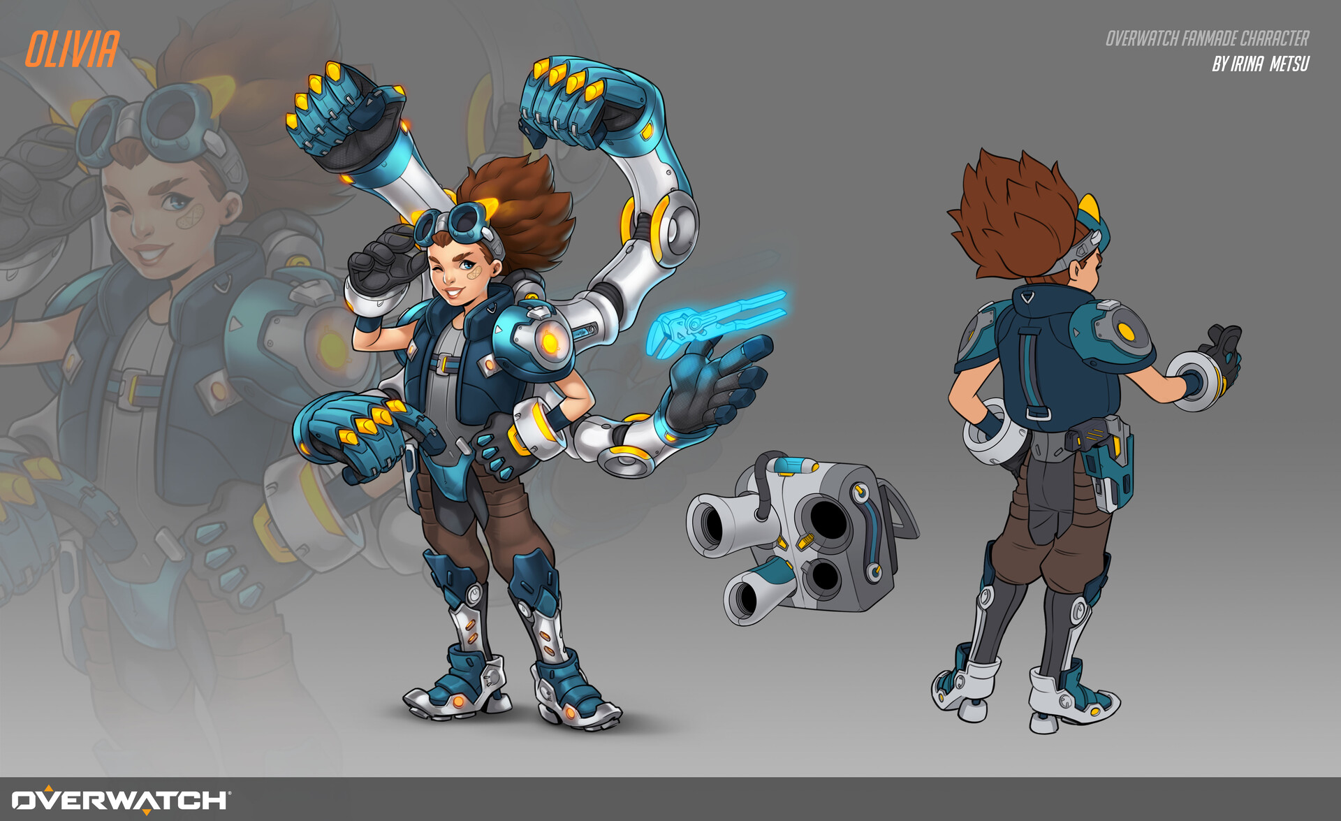 ArtStation - Olivia [Fan-made Character for Overwatch]