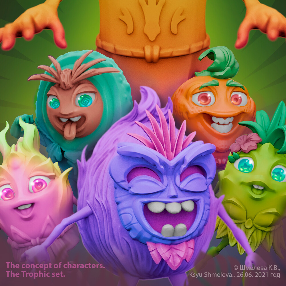 ArtStation - The concept of tropical characters