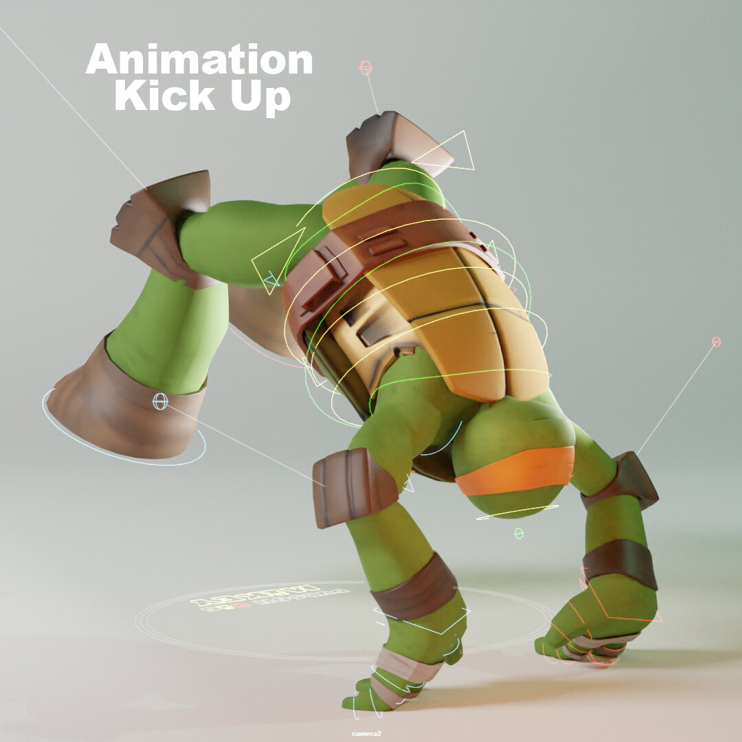 ArtStation - Mickey Kick Up