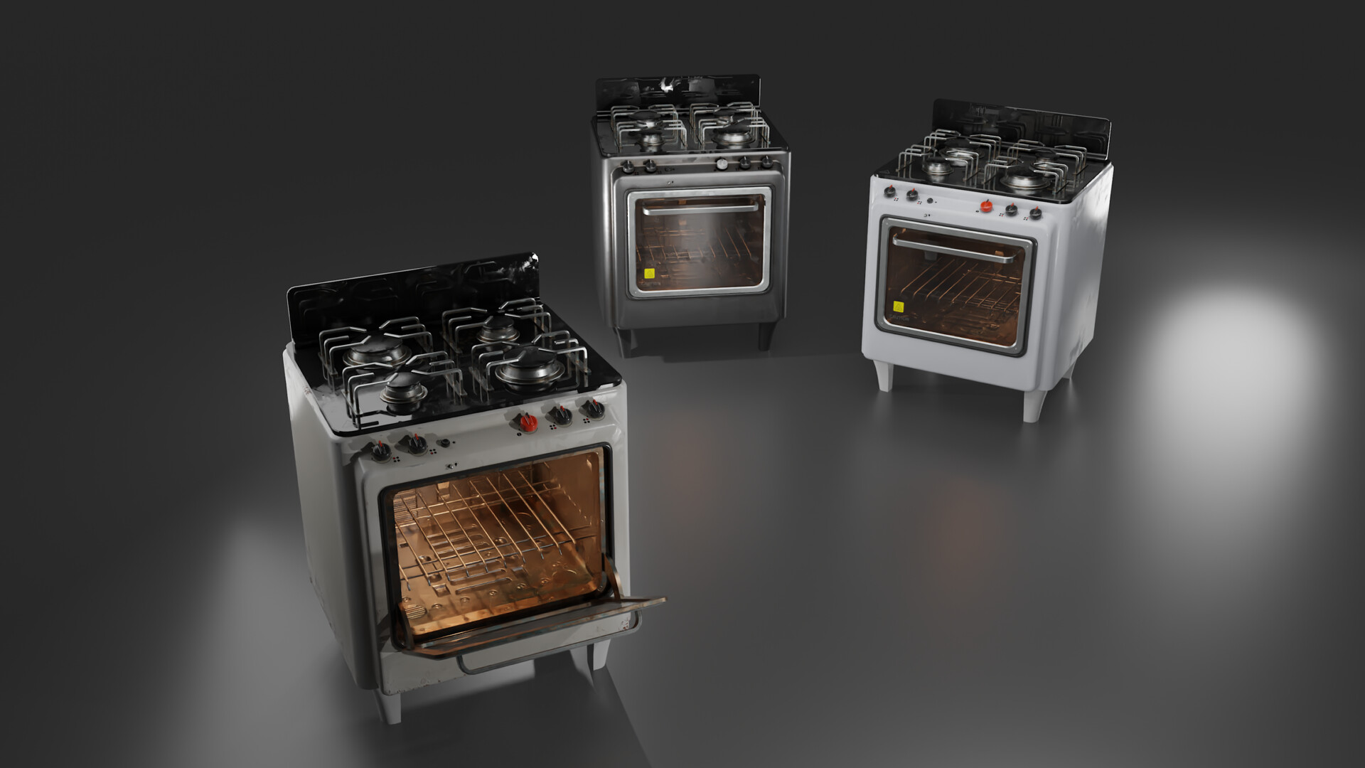 ArtStation - Low-poly 3D Stove
