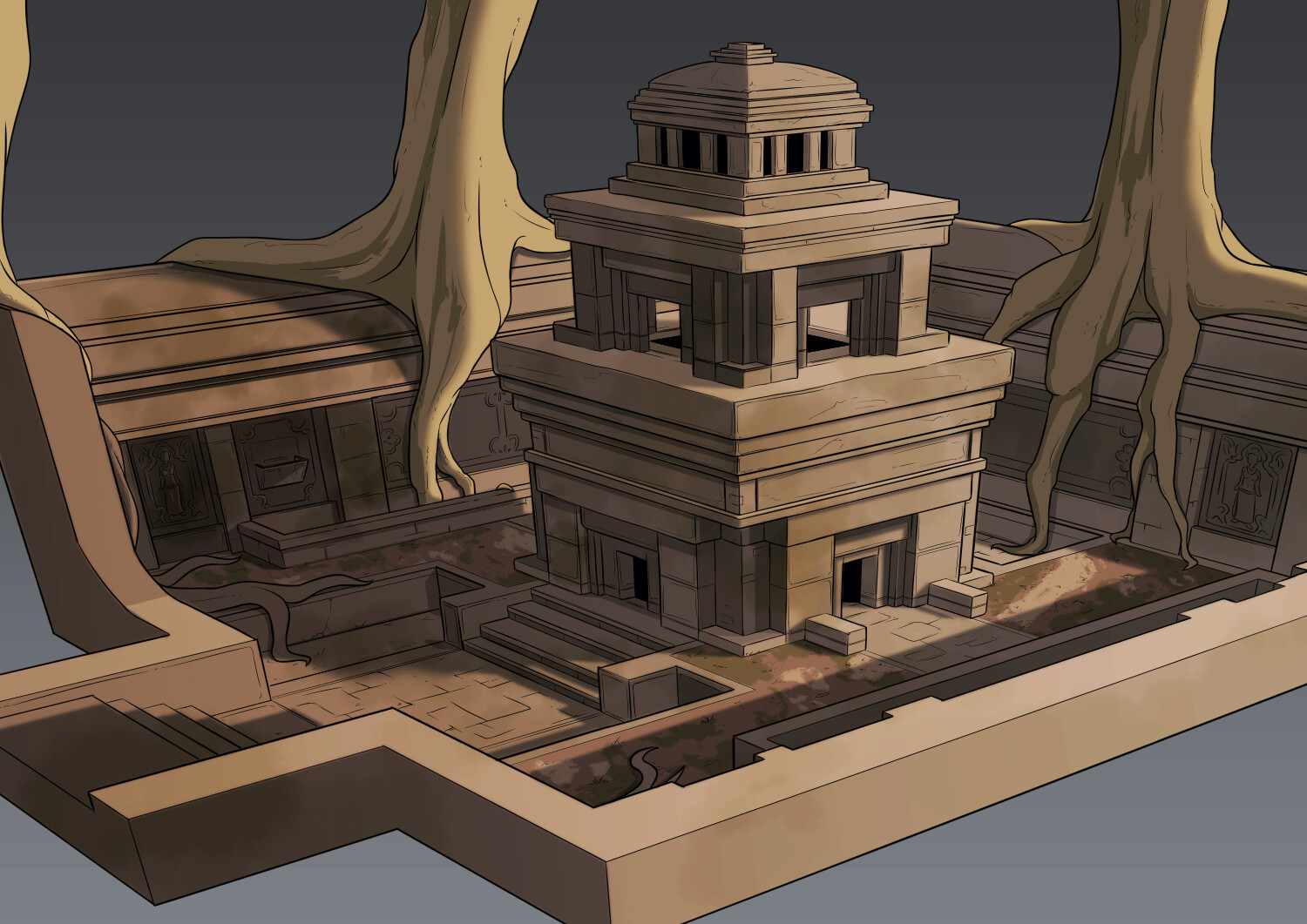 ArtStation - Temple Concept