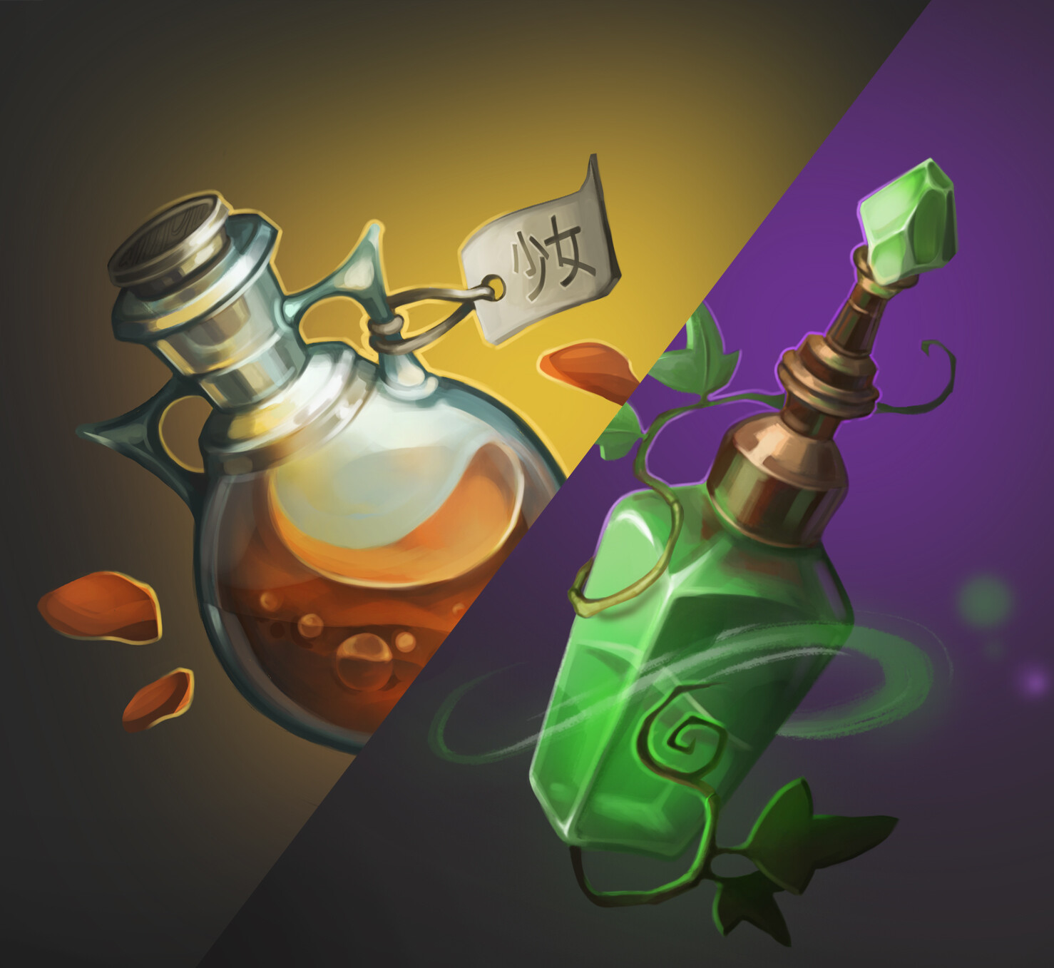 ArtStation - Magic potions