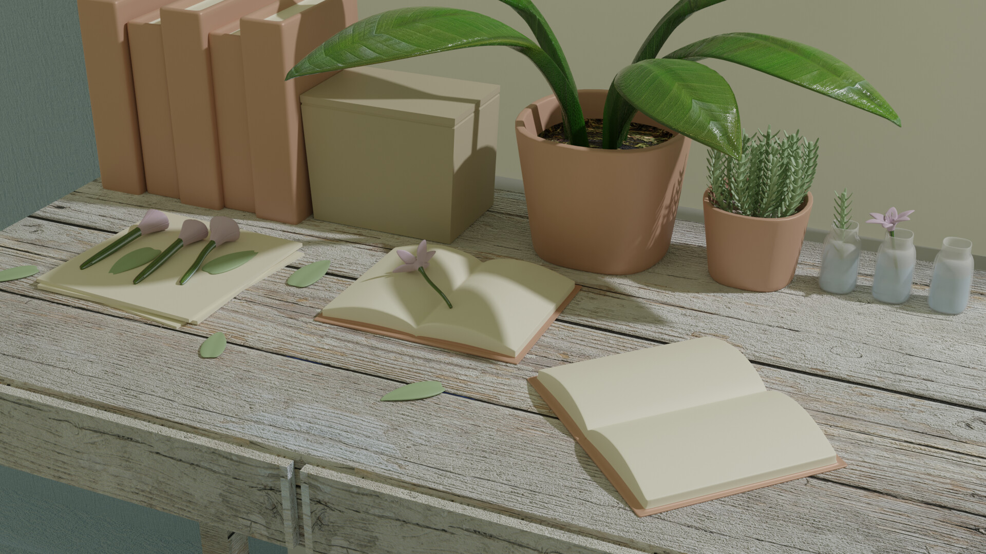 ArtStation - Botany Desk