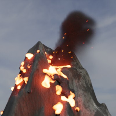 ArtStation - FX Volcano