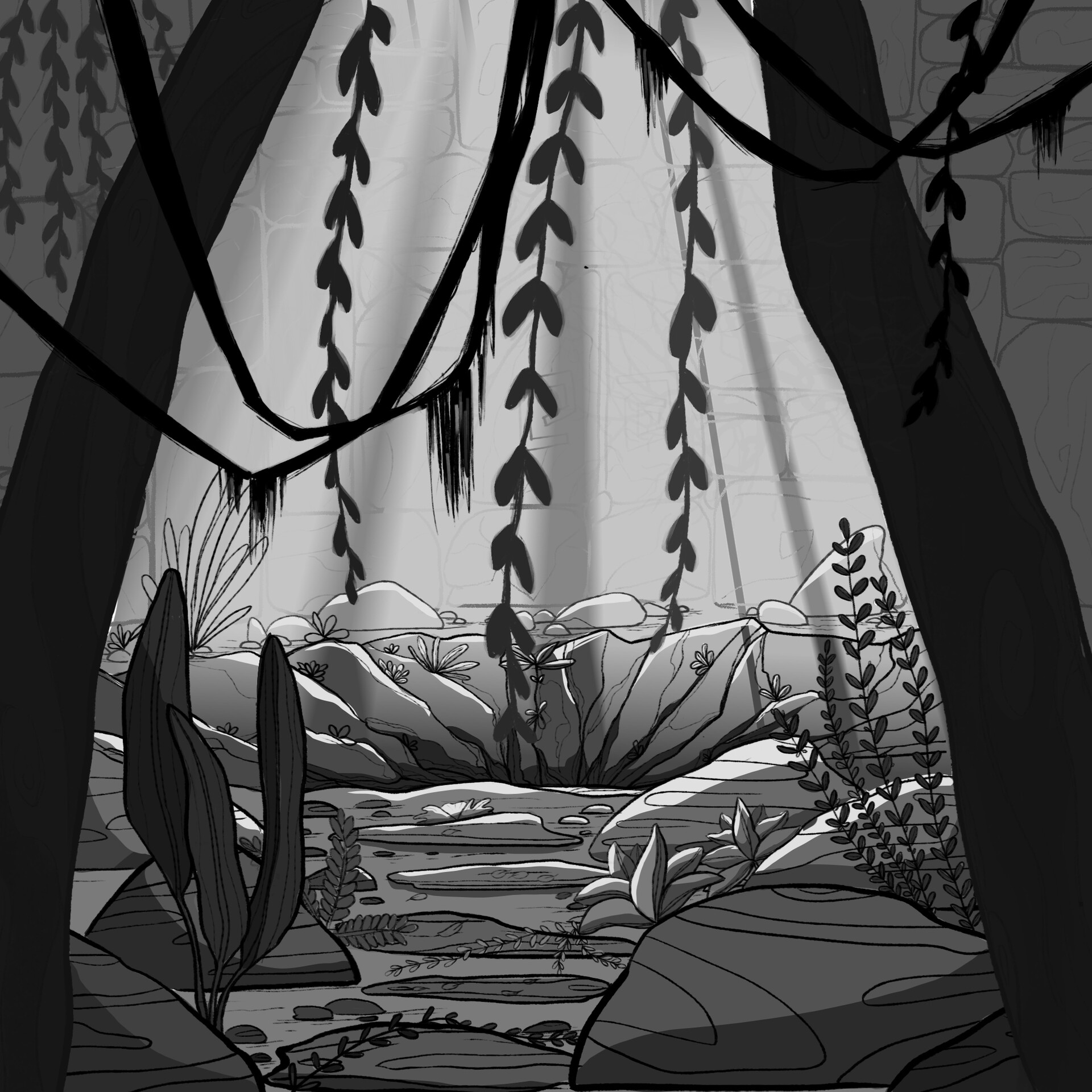 ArtStation - Deep in the forest.