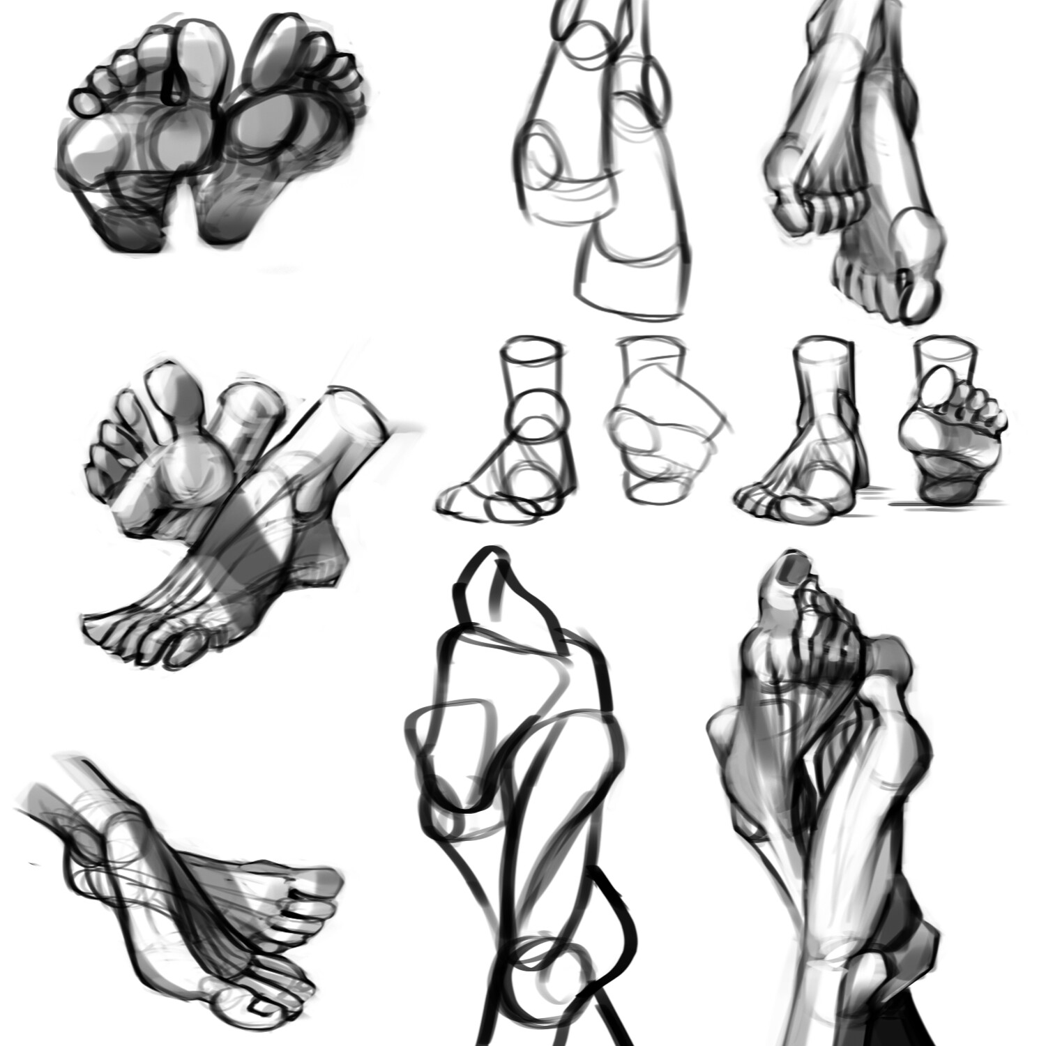 ArtStation - Study materials: Feet