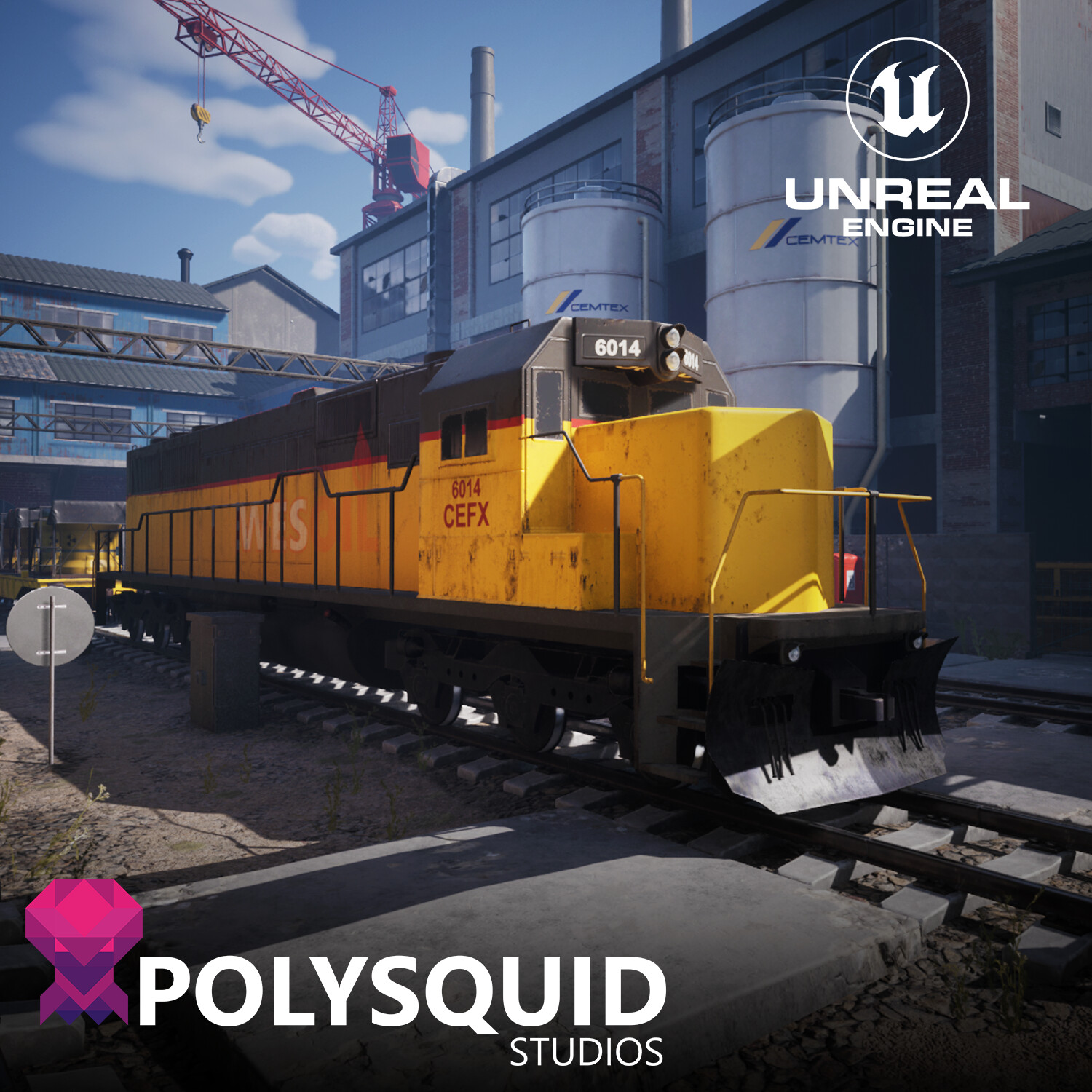 ArtStation - Unreal 5 - Train Yard