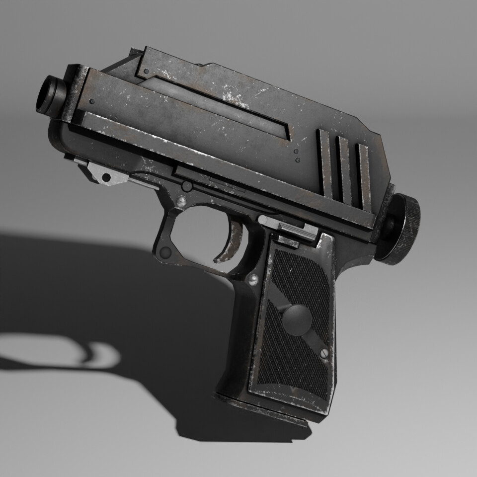 ArtStation - DC-17 hand blaster