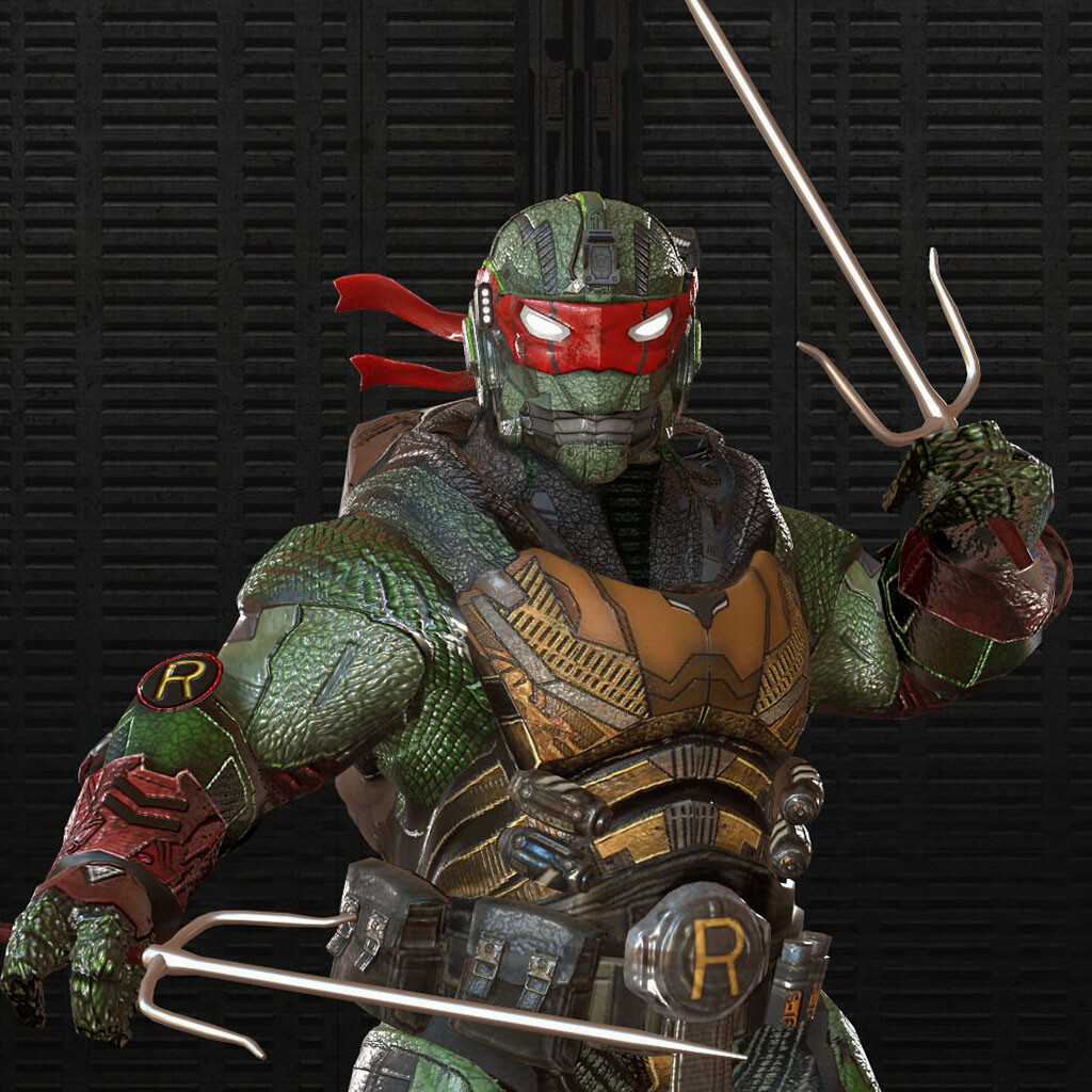 ArtStation - Mecha Ninja Turtles 3D Artworks