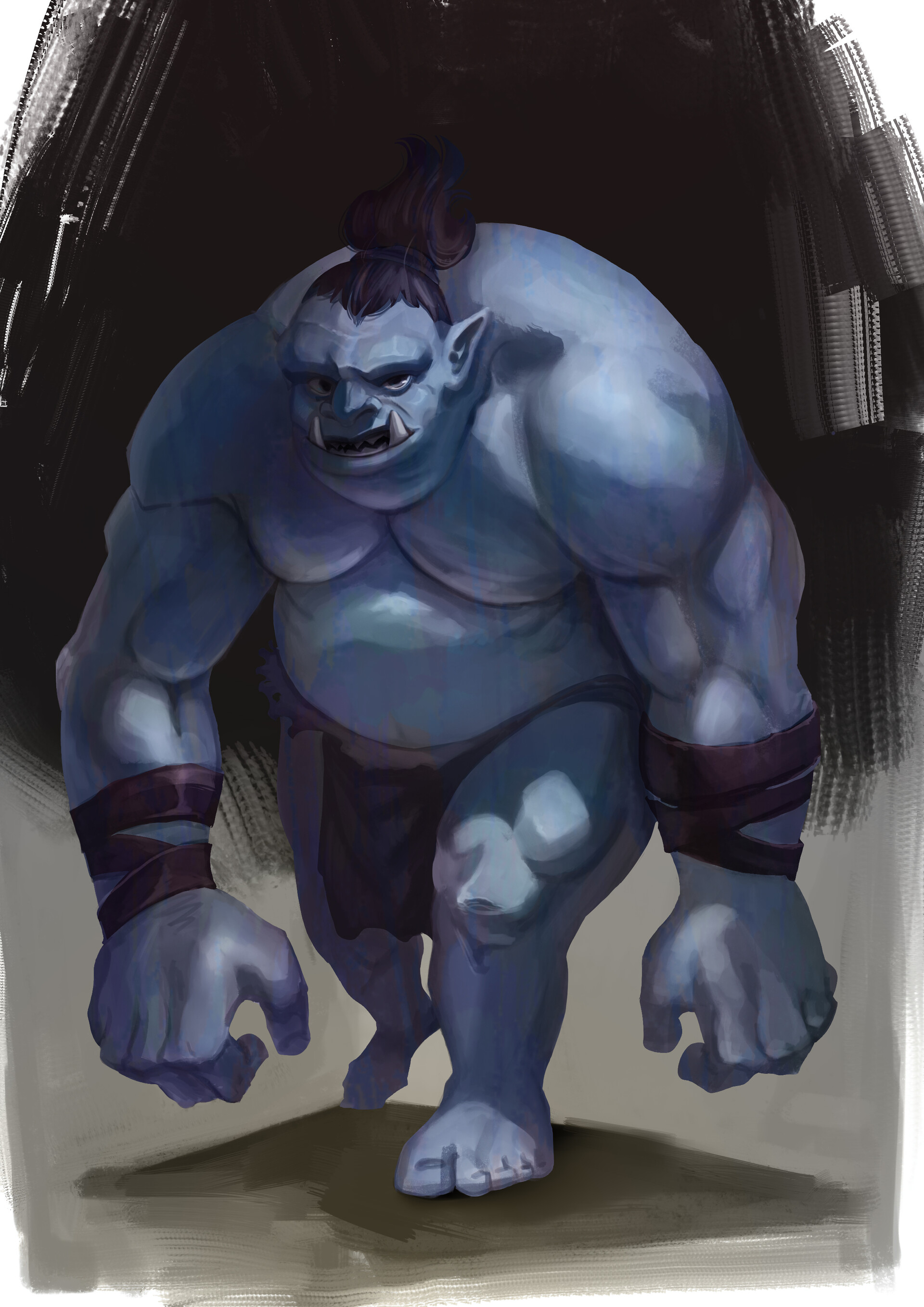 ArtStation - Blue Ogre