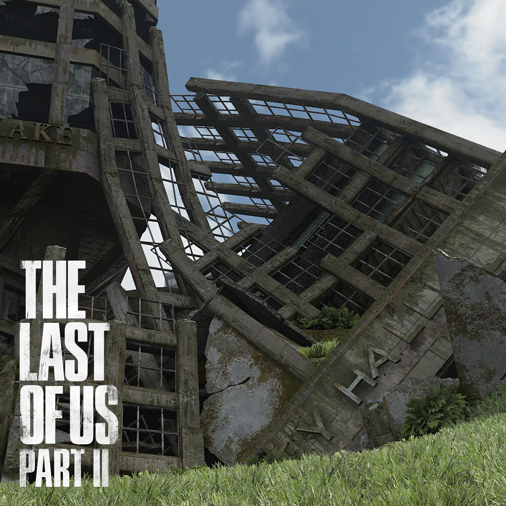 ArtStation - TLOU part II dilapidated building