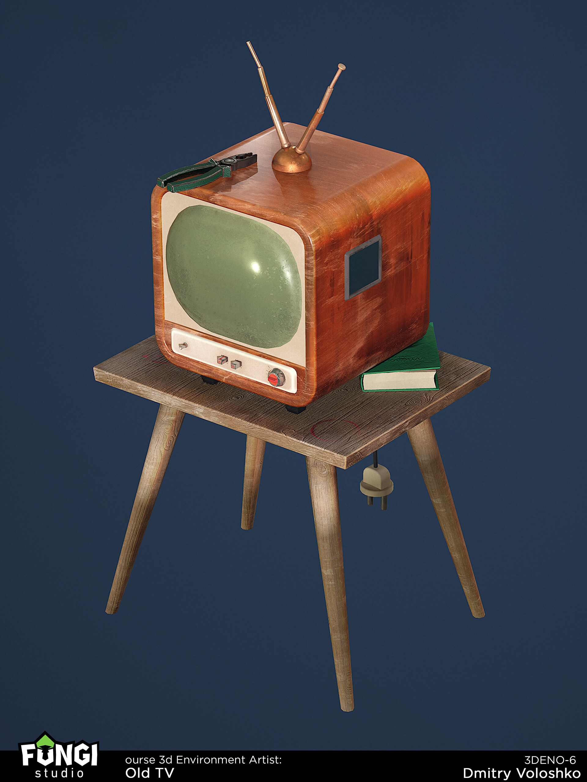 ArtStation - Old stylized TV