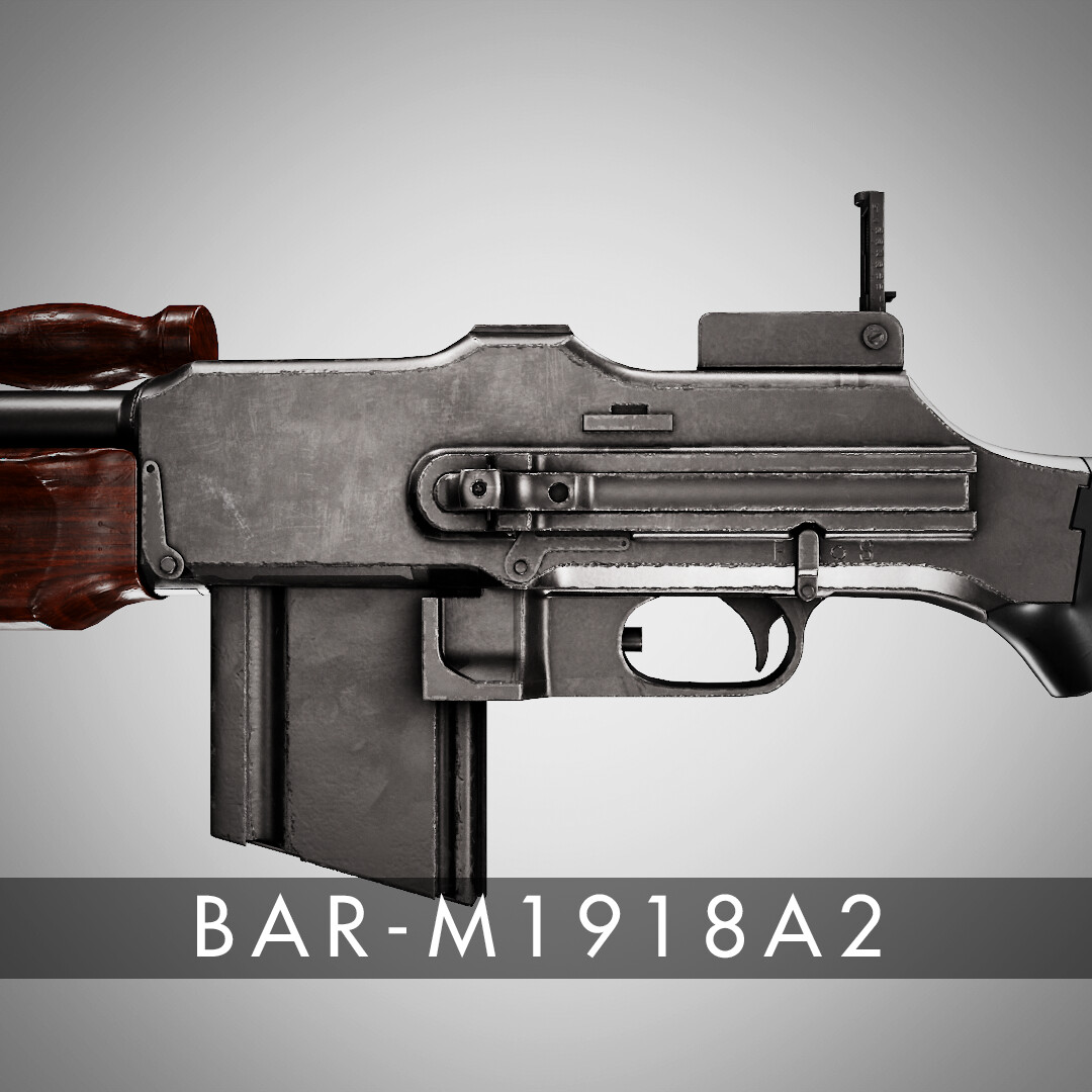 ArtStation - BAR M1918A2 Rework