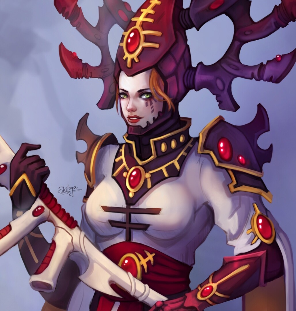 ArtStation - Eldar bonesinger