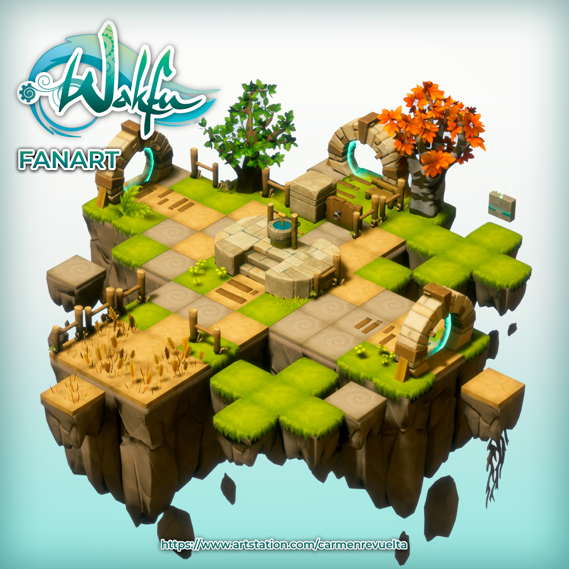 ArtStation - Wakfu Environment Fanart