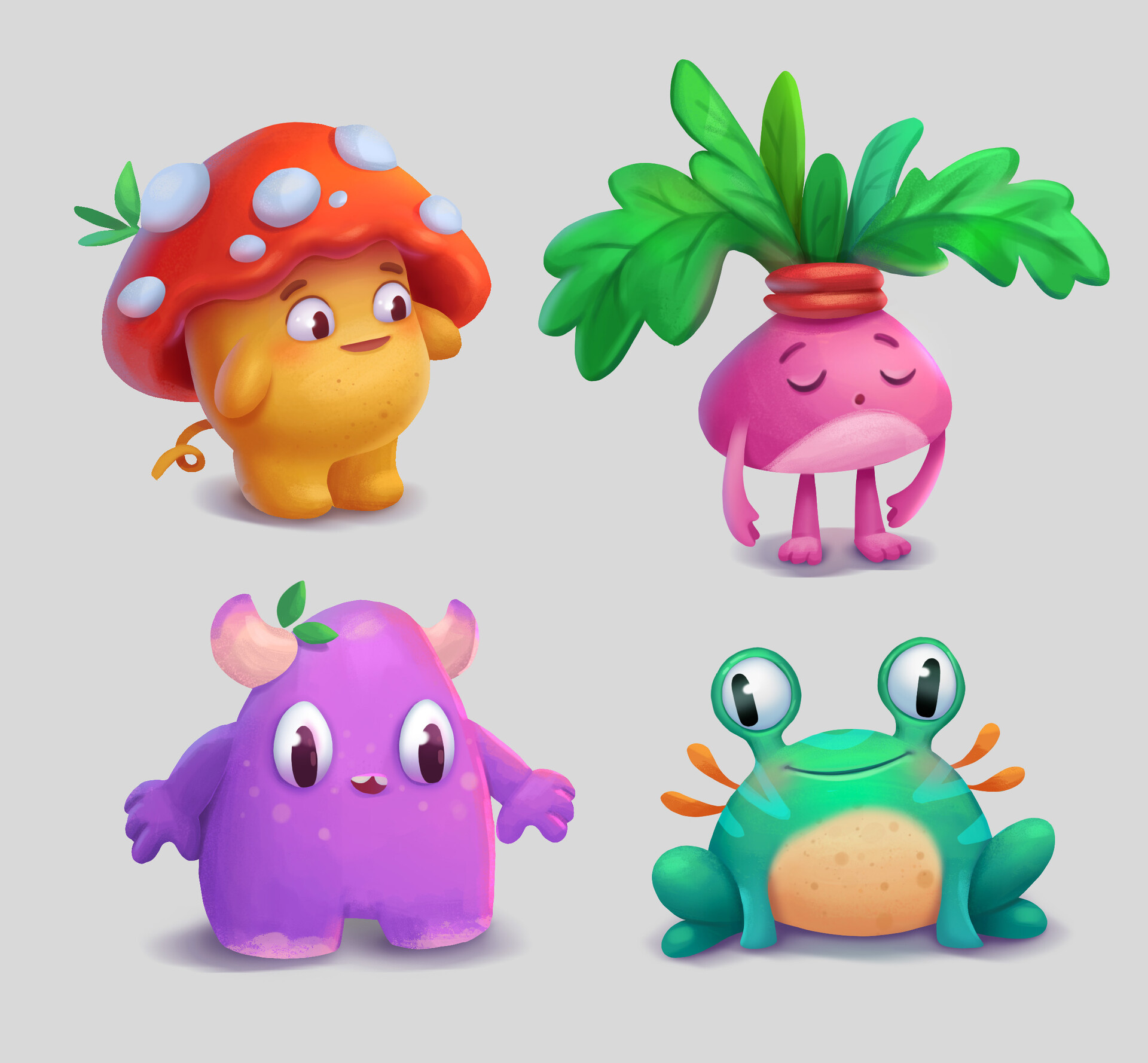 ArtStation - Funky creatures