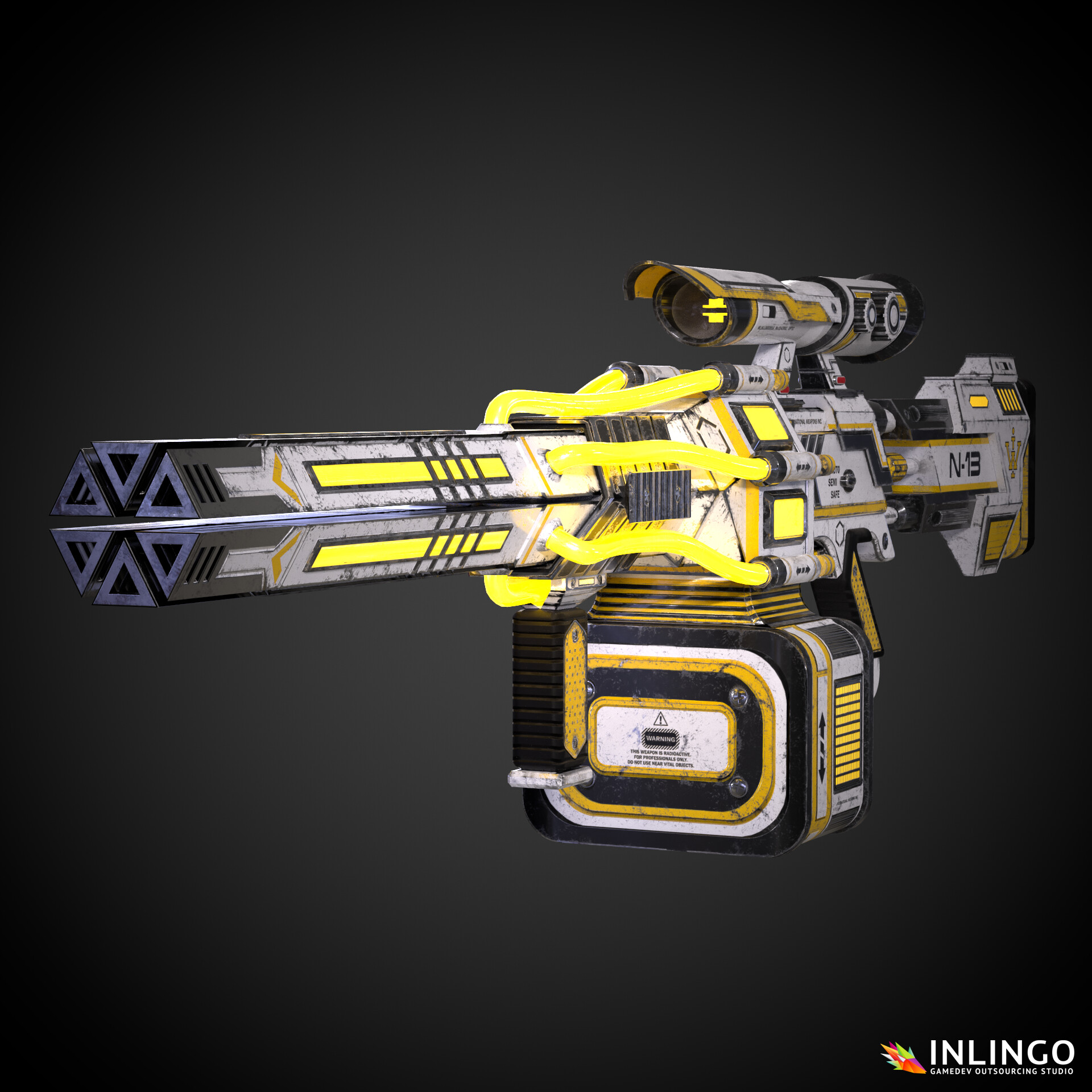 ArtStation - 3D Weapon Model for Inlingo Studio