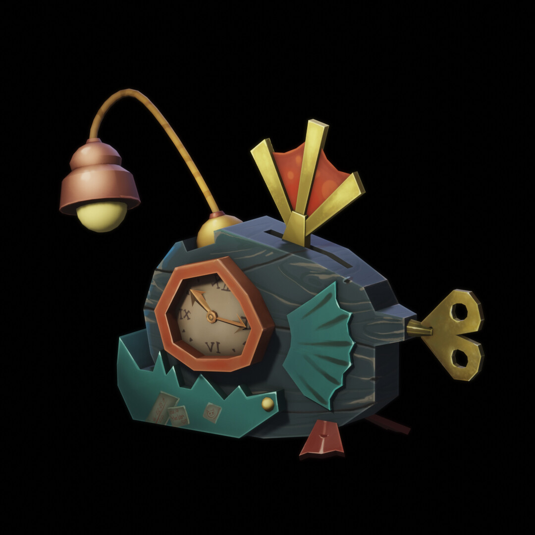 ArtStation - Angler clock