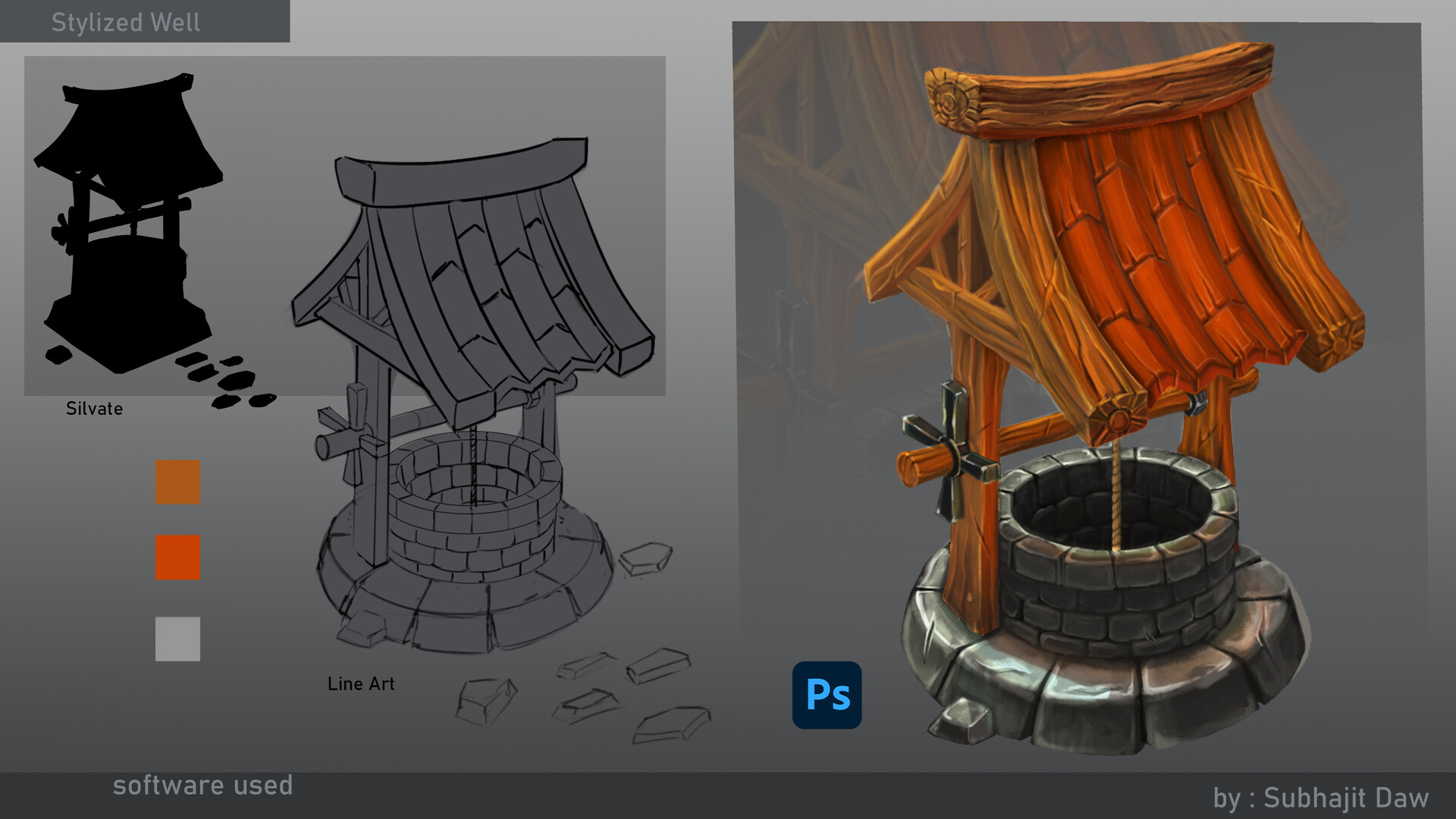 ArtStation - Stylized well