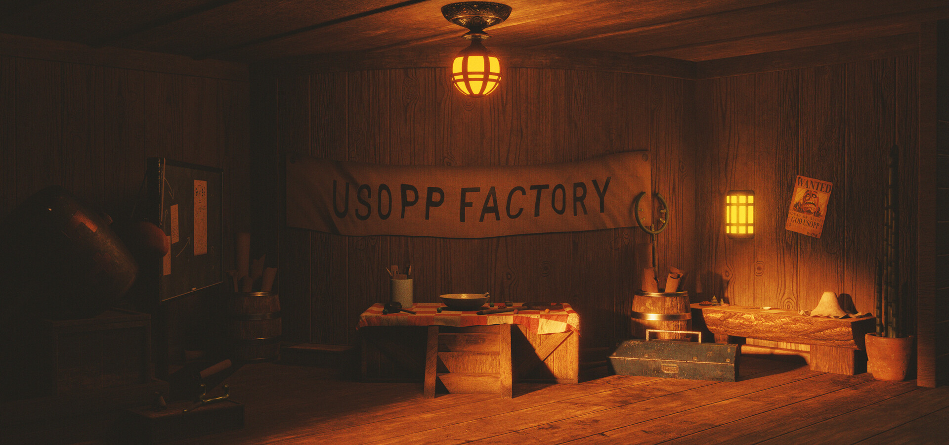 ArtStation - Usopp Factory - One Piece Fan Art