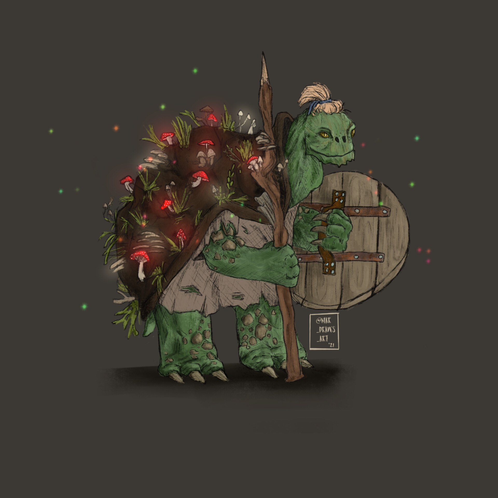 ArtStation - Circle of Spores Tortle Druid