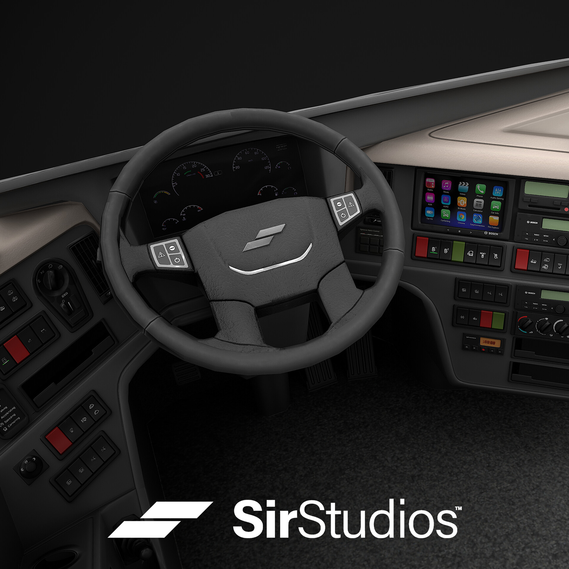 ArtStation - Bus Interior 1