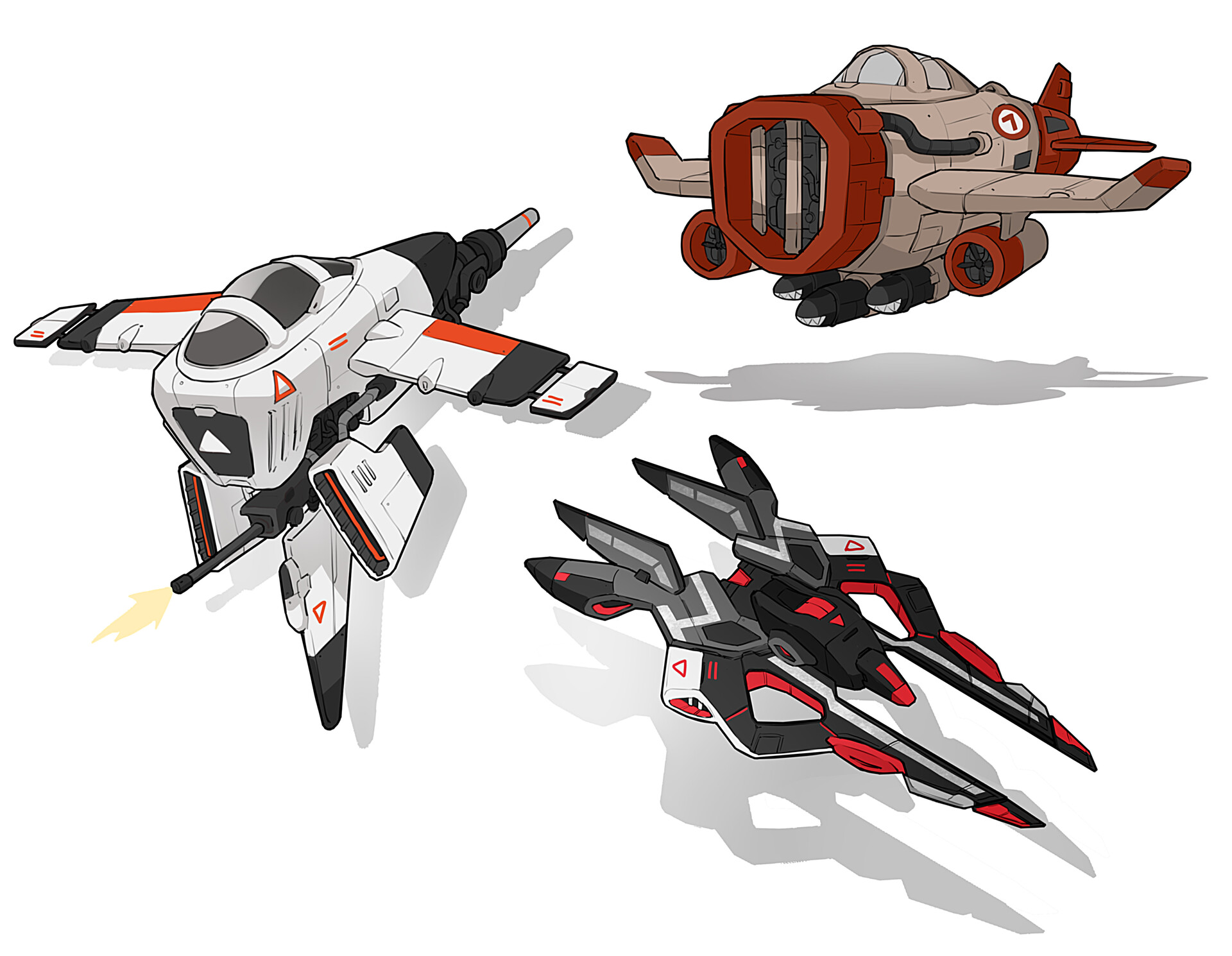 ArtStation - Flying vehicle design