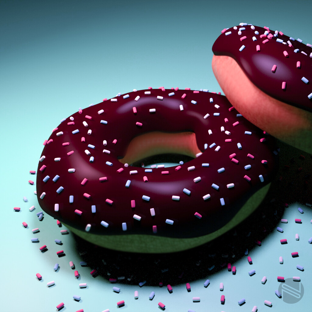 ArtStation - 3D Model - Donuts 2019