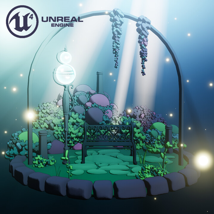 ArtStation - Hollow Knight Greenpath - Diorama