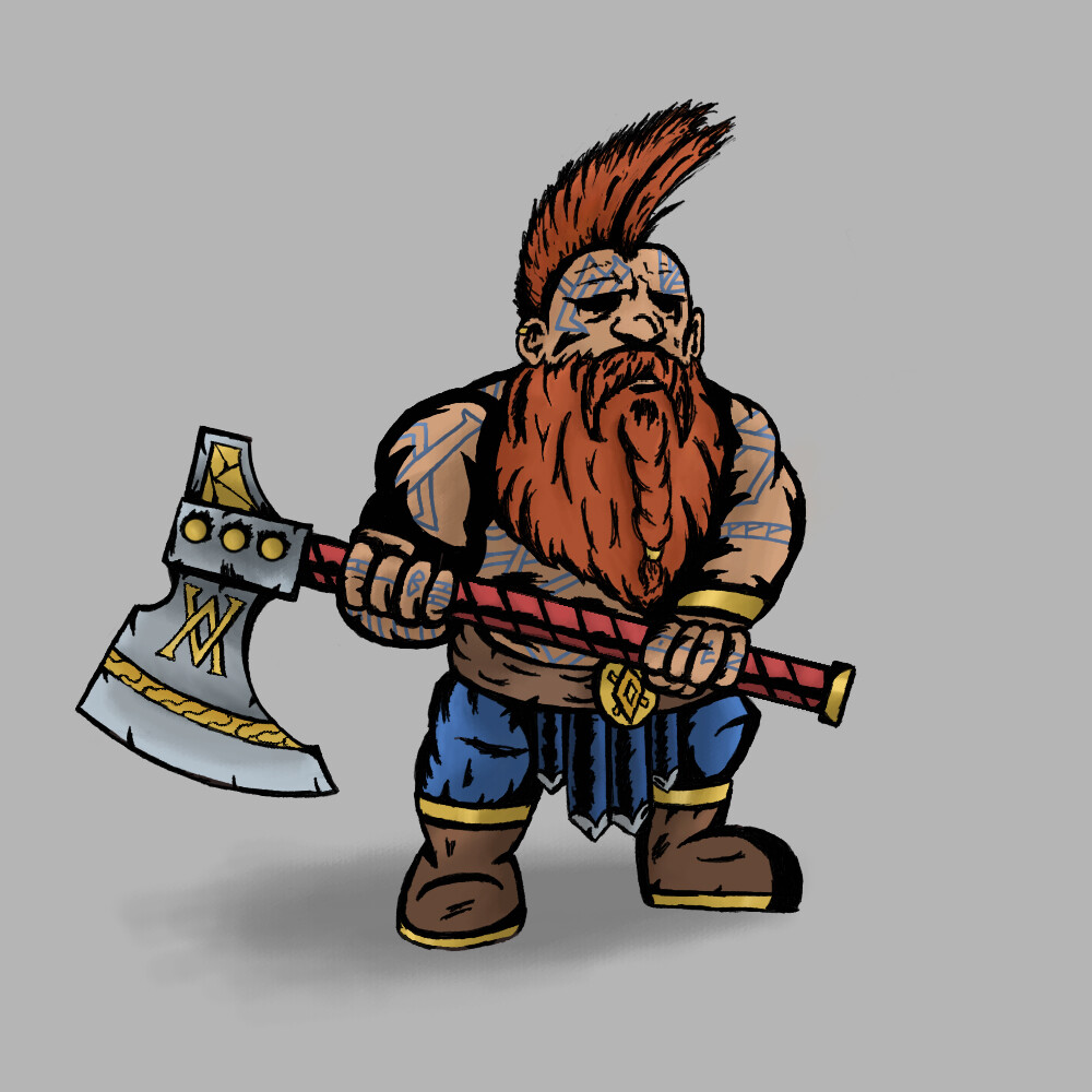 ArtStation - Dwarf Slayer