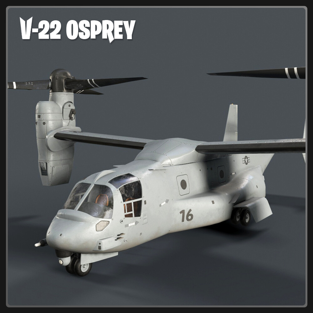 ArtStation - V-22 Osprey