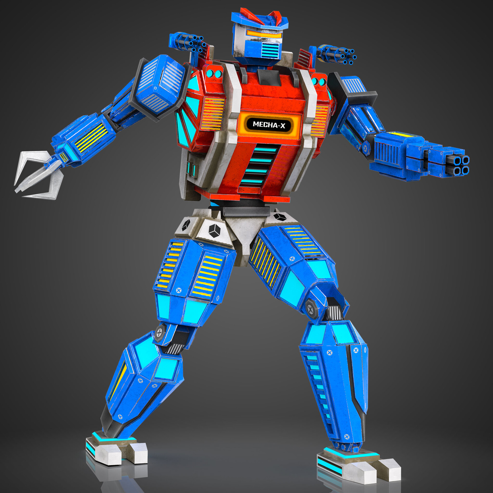 ArtStation - Classic Transformer Style Robot
