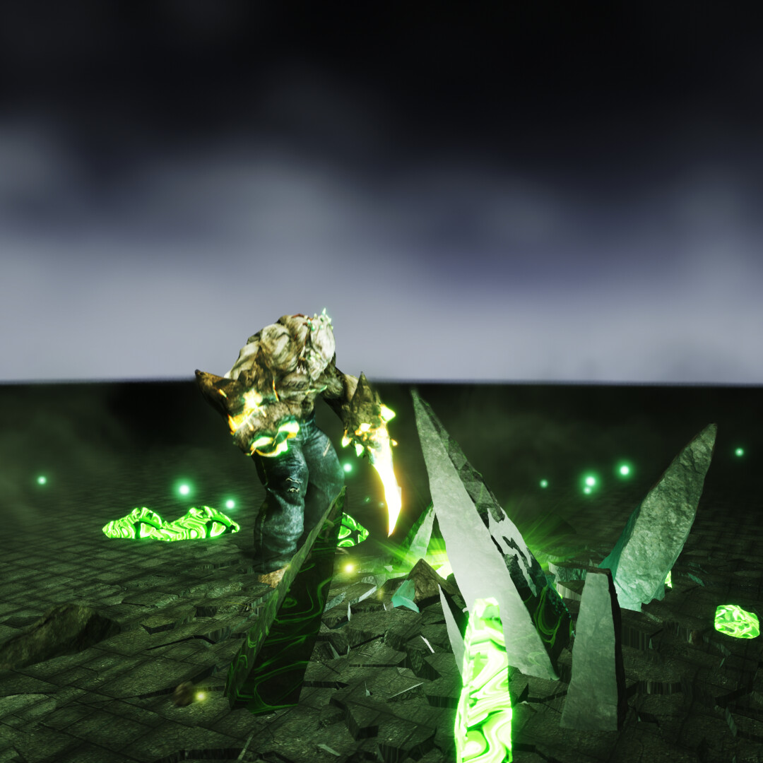 ArtStation - Stone spikes magic effect