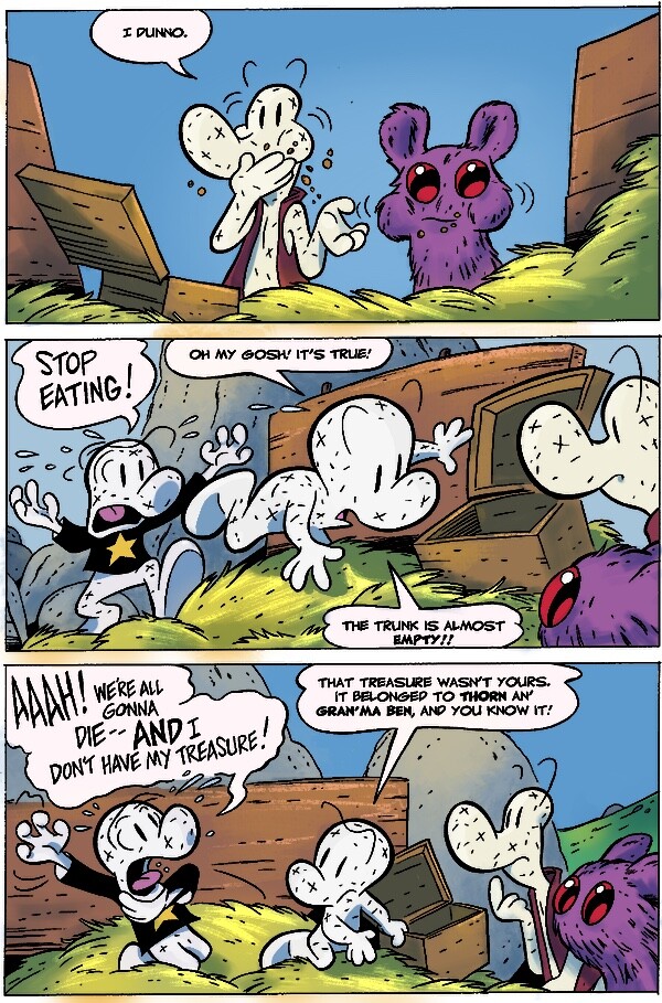 ArtStation - Bone Comic Page Color Warm Up