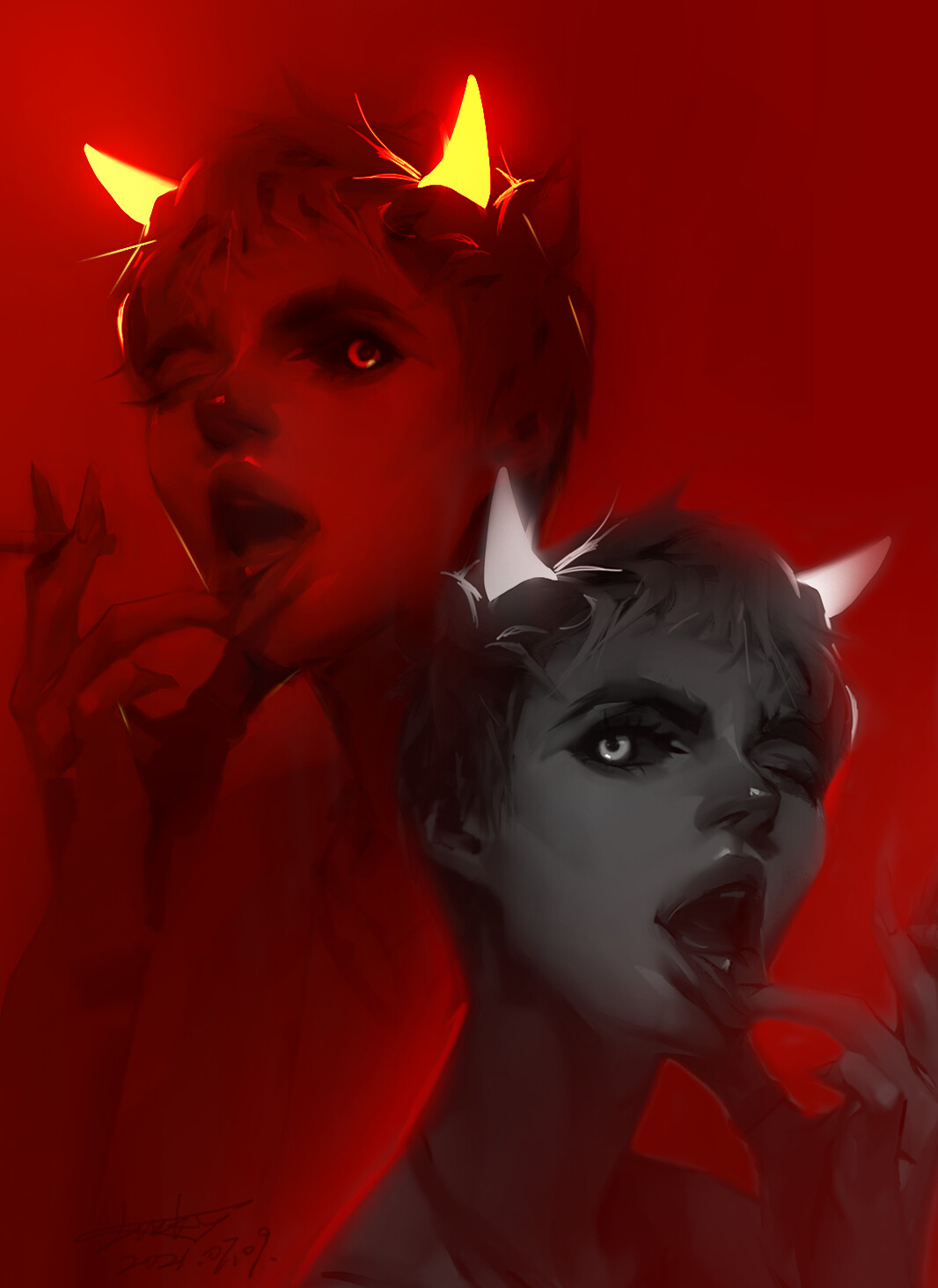 ArtStation - Practice_ Daily Sketch, Lucky