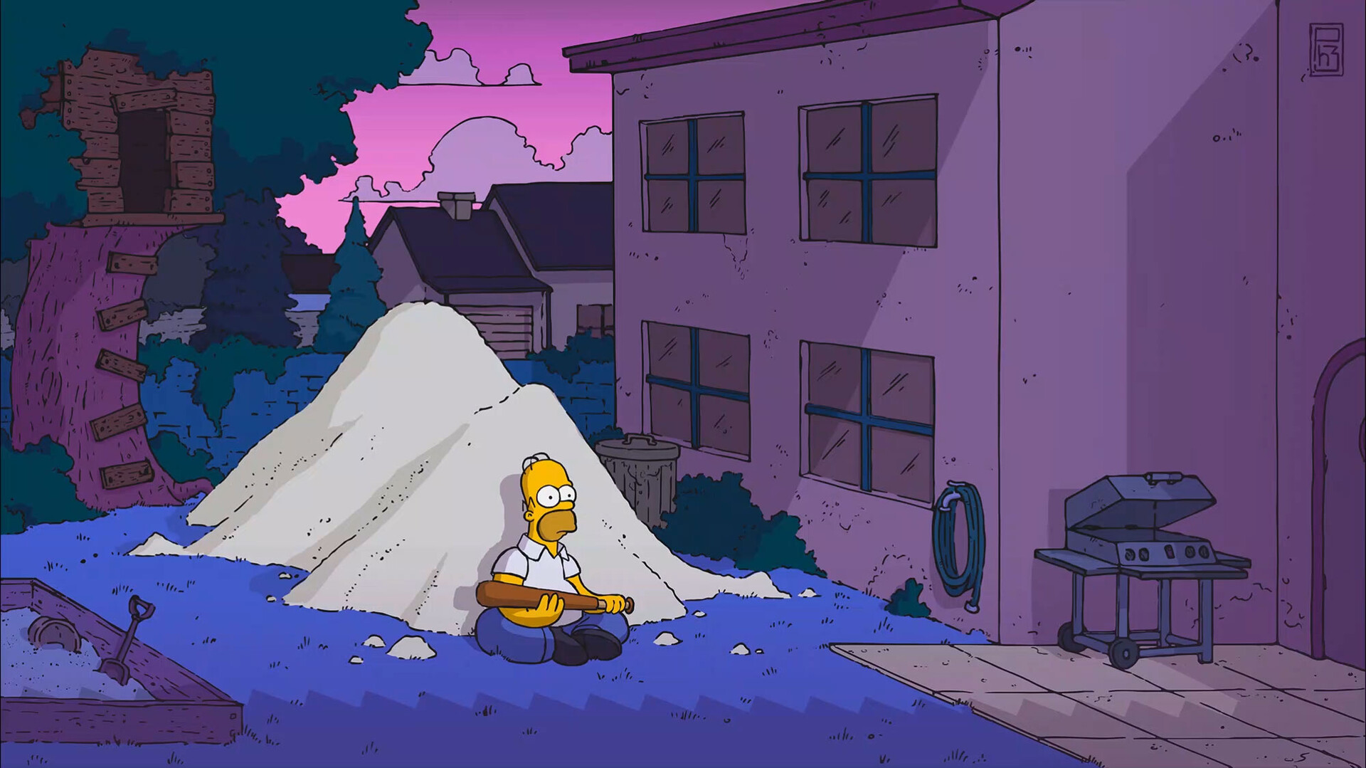 ArtStation - First you get the sugar - Simpsons