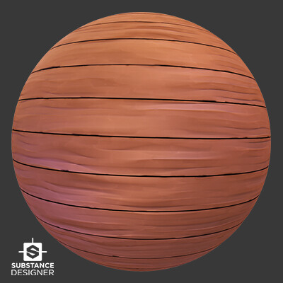 ArtStation - Stylized Wooden Texture