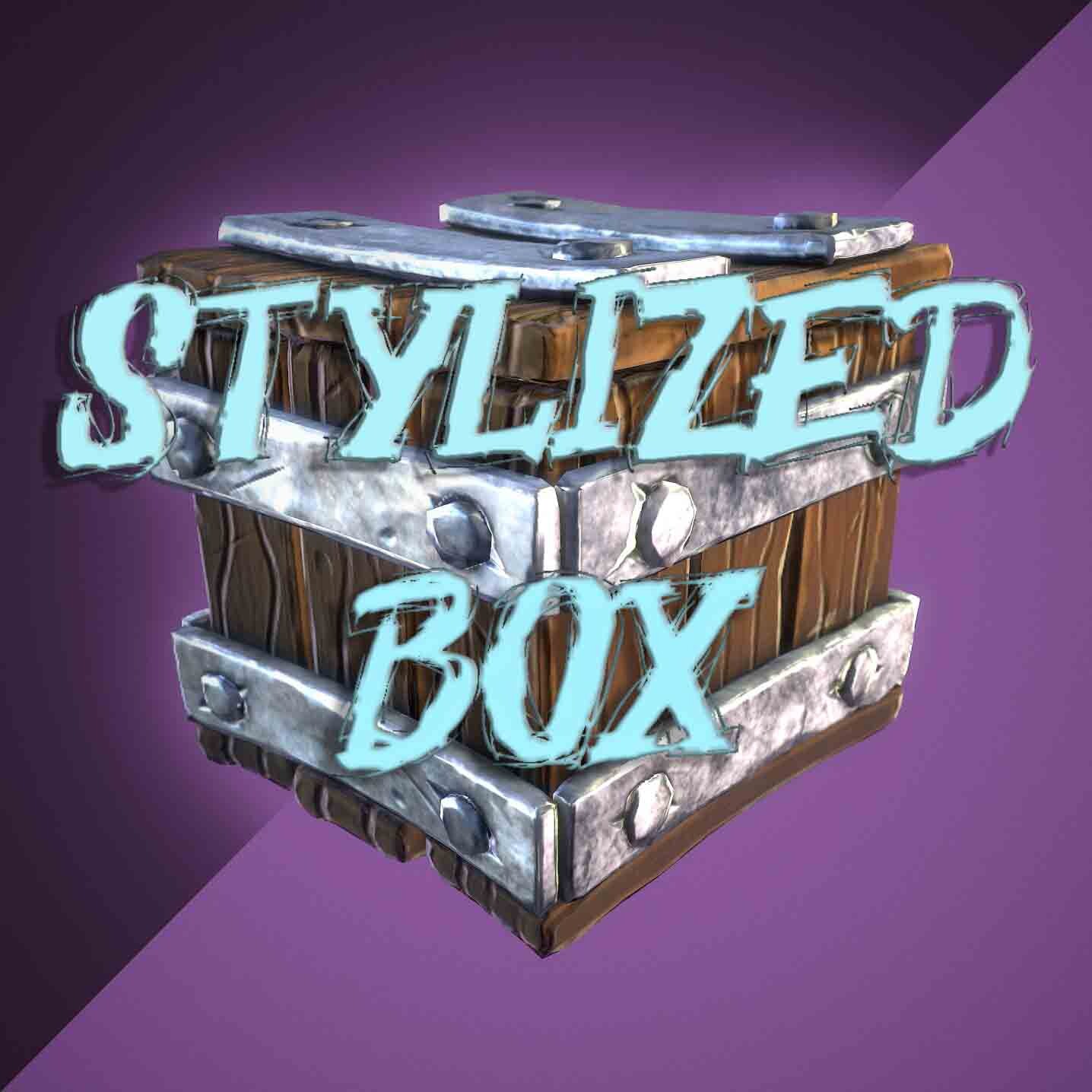 ArtStation - Stylized Box -Textured-