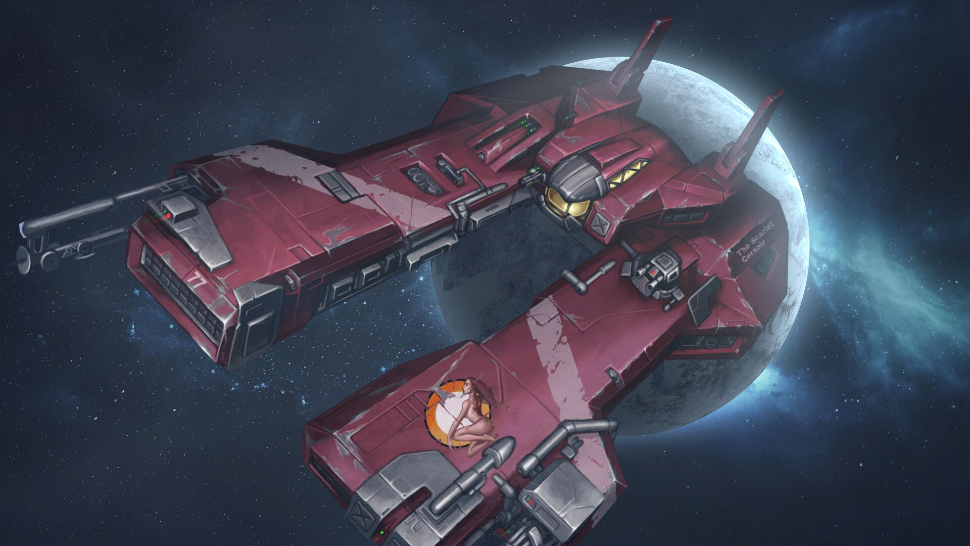 ArtStation - Passing Spaceships animation for Omega Horizon RPG