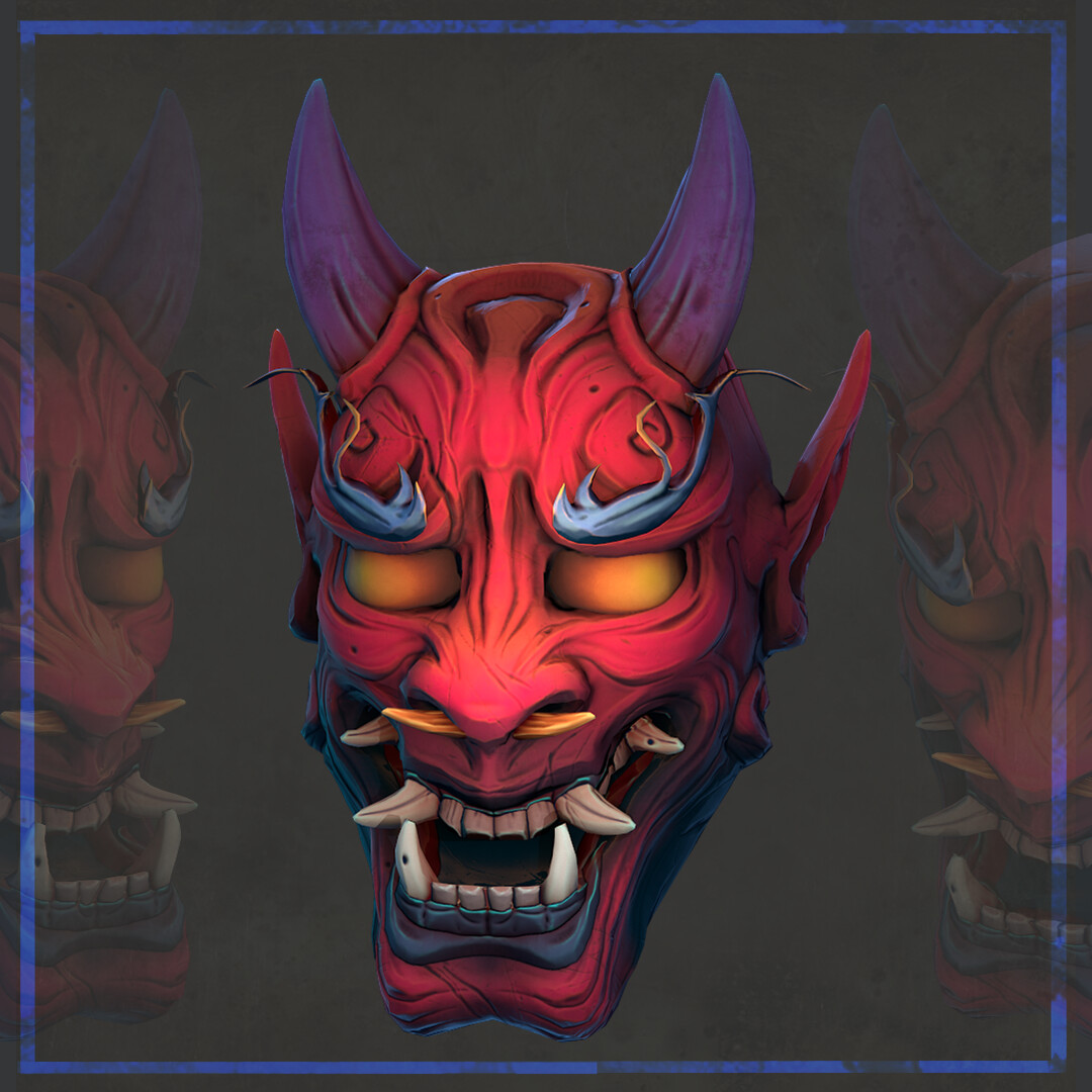 ArtStation - Japanese mask