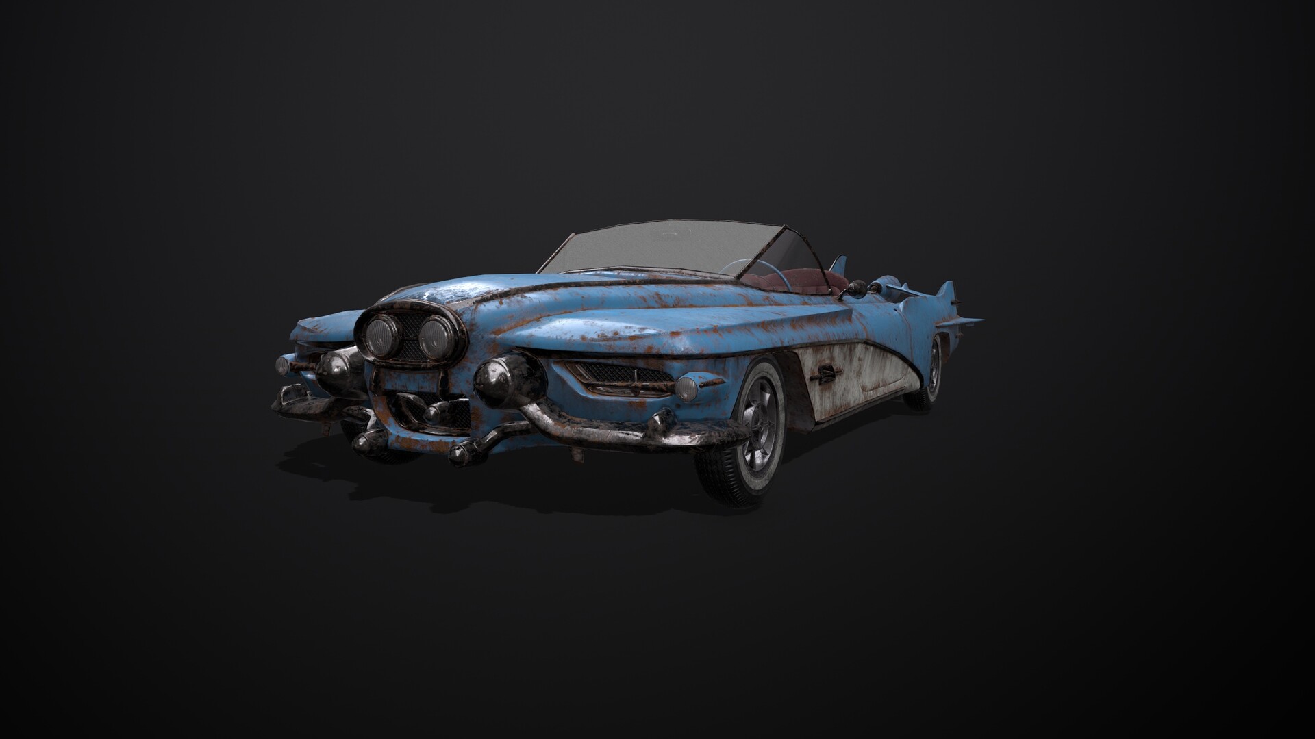 ArtStation - Corvega Cutlass - 1951 GM Lesabre concept inspired vehicle