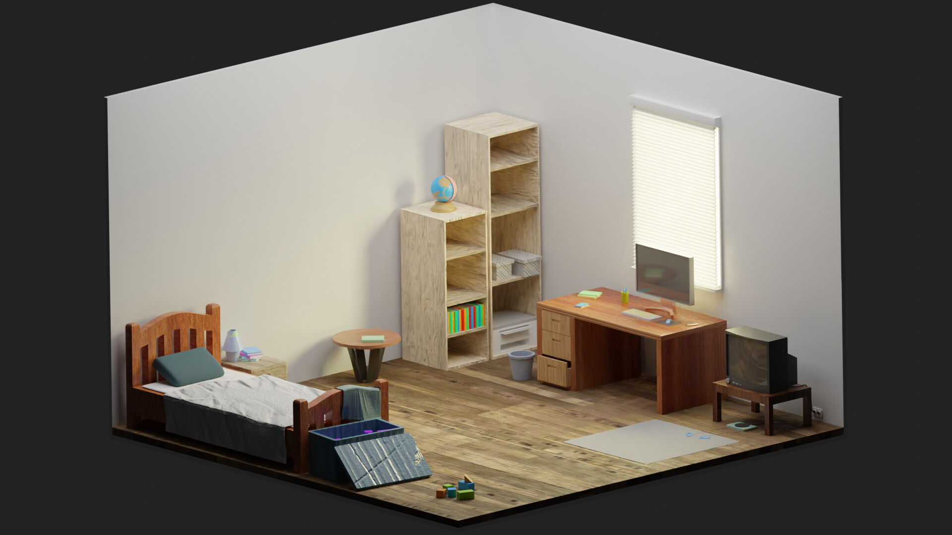 ArtStation - Orthographic Room